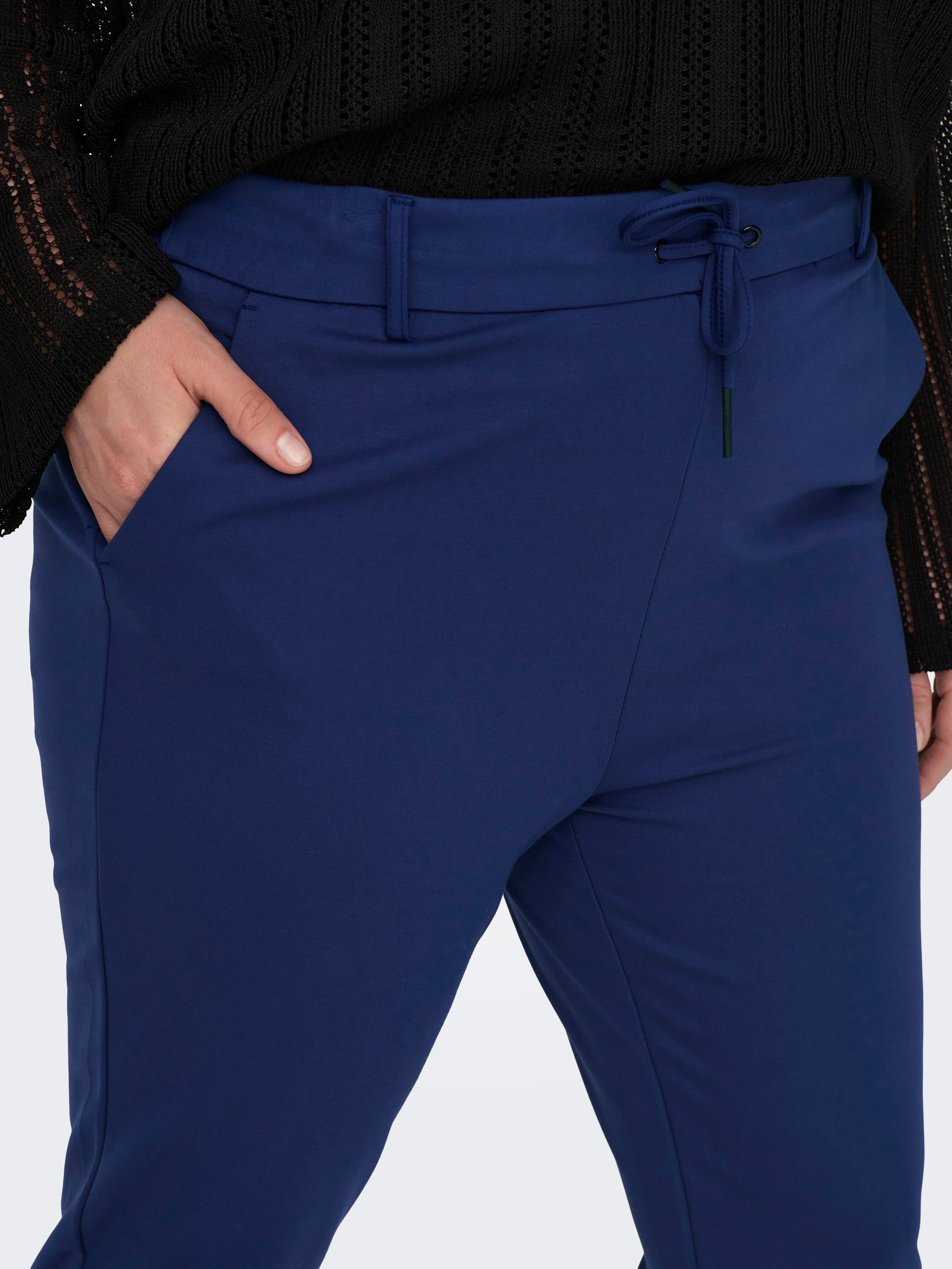 Curvy draw string pants | Dark Purple | ONLY®