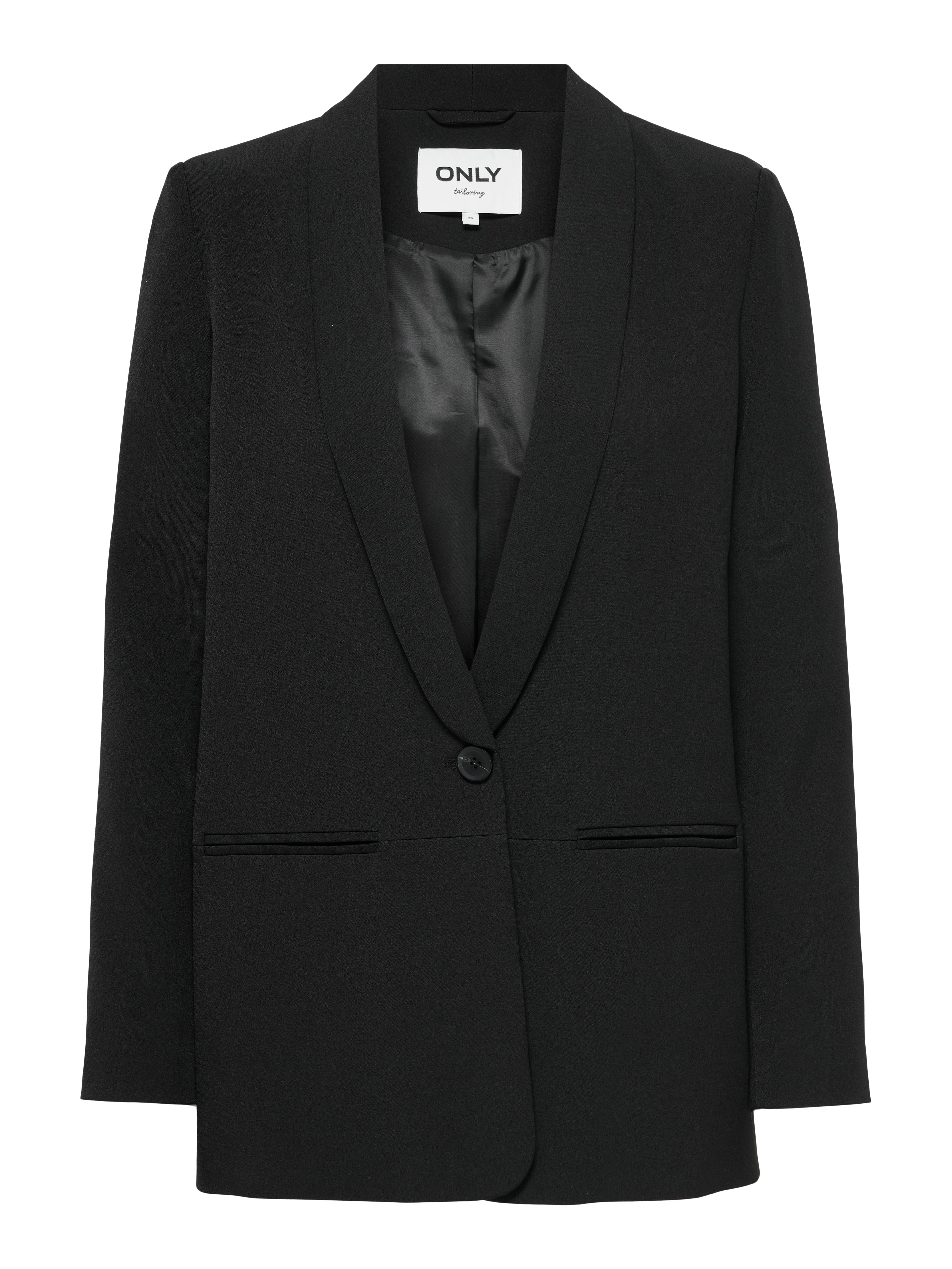 Classic box fit blazer | Black | ONLY®