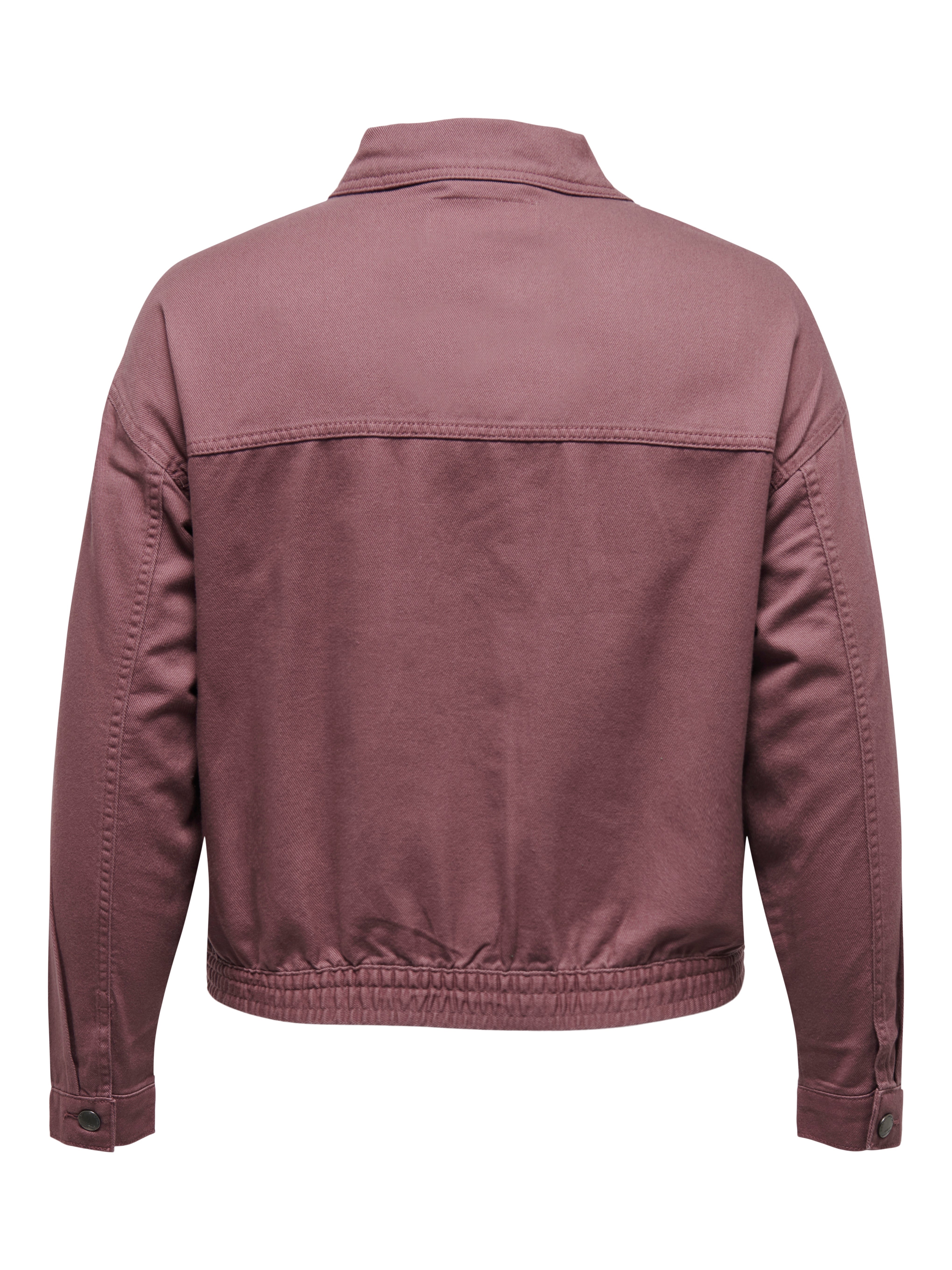 Curvy Canvas Jacket | Dark Rose | ONLY®