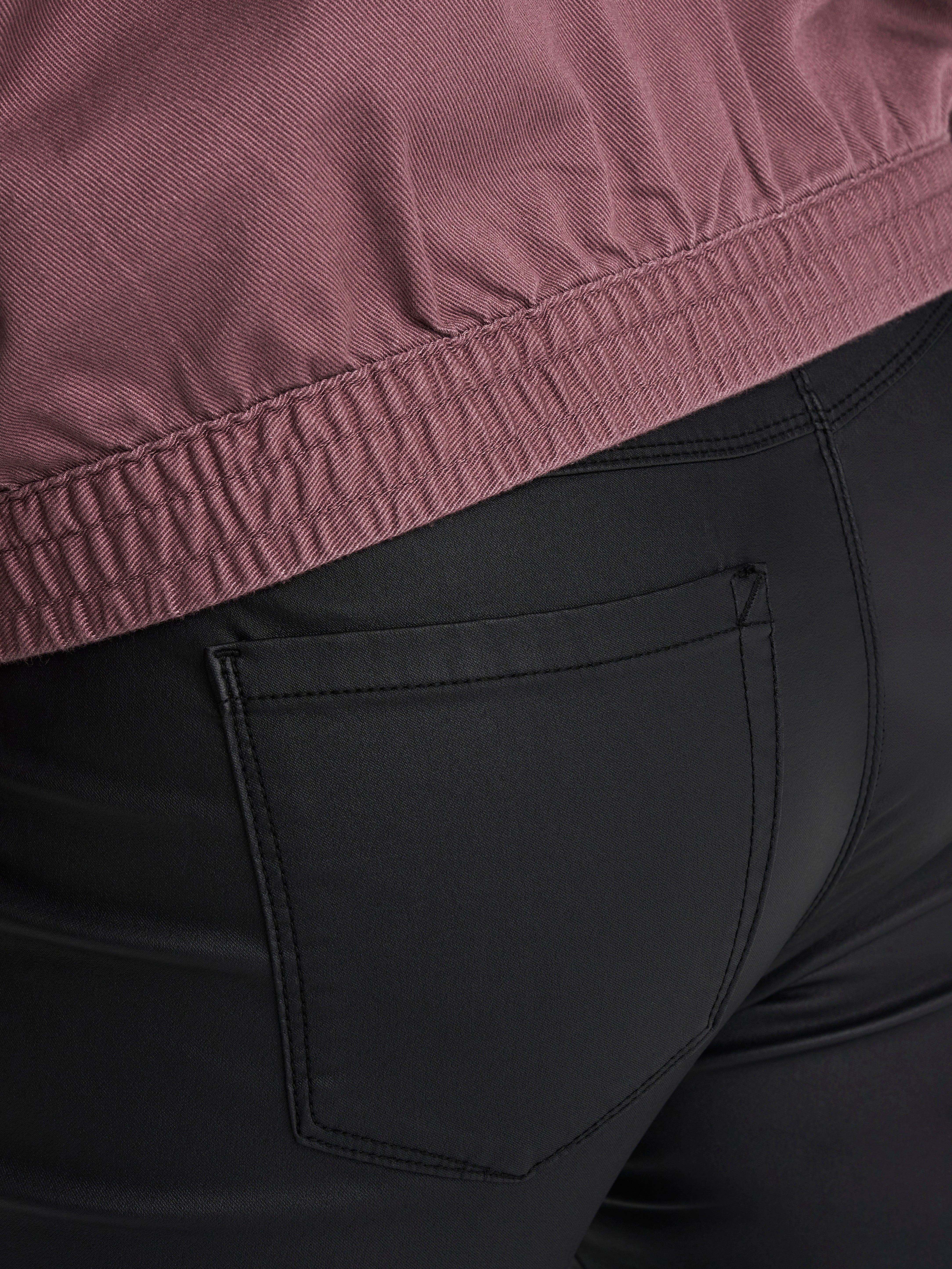 Curvy Canvas Jacket | Dark Rose | ONLY®