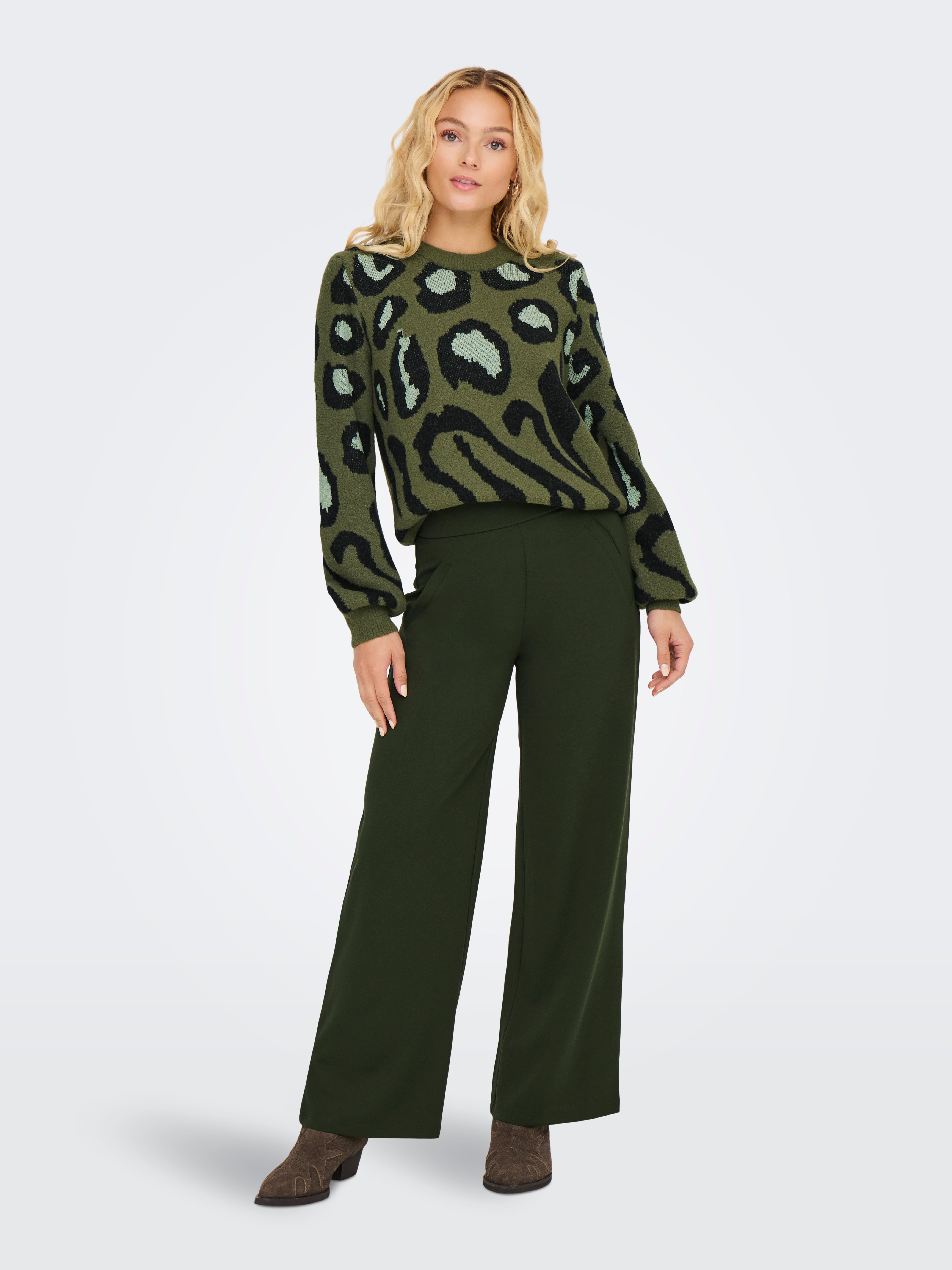 JDYLORRAINE Pull en maille | Medium Green | ONLY®