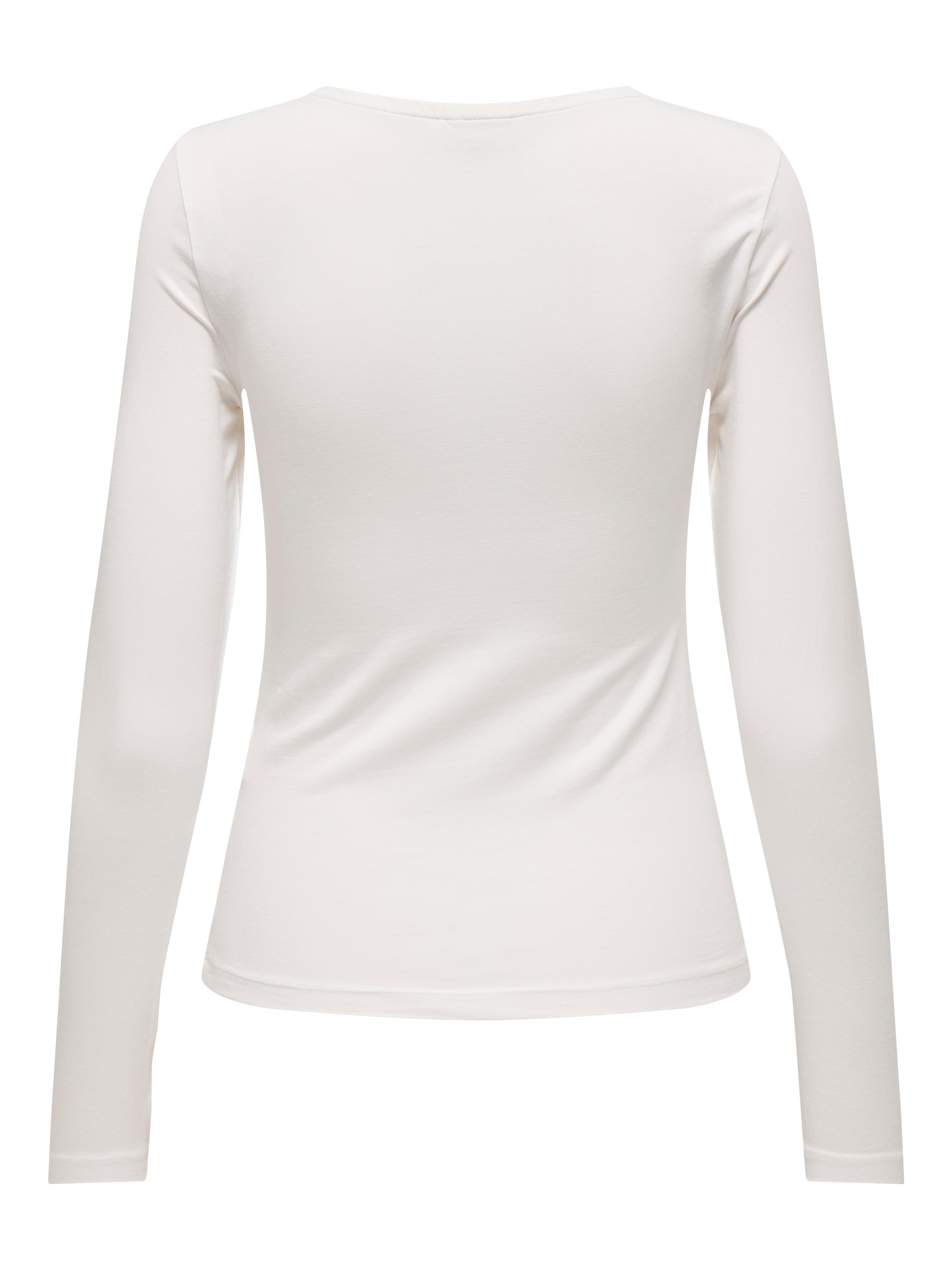 Tight fitted top | White | ONLY®