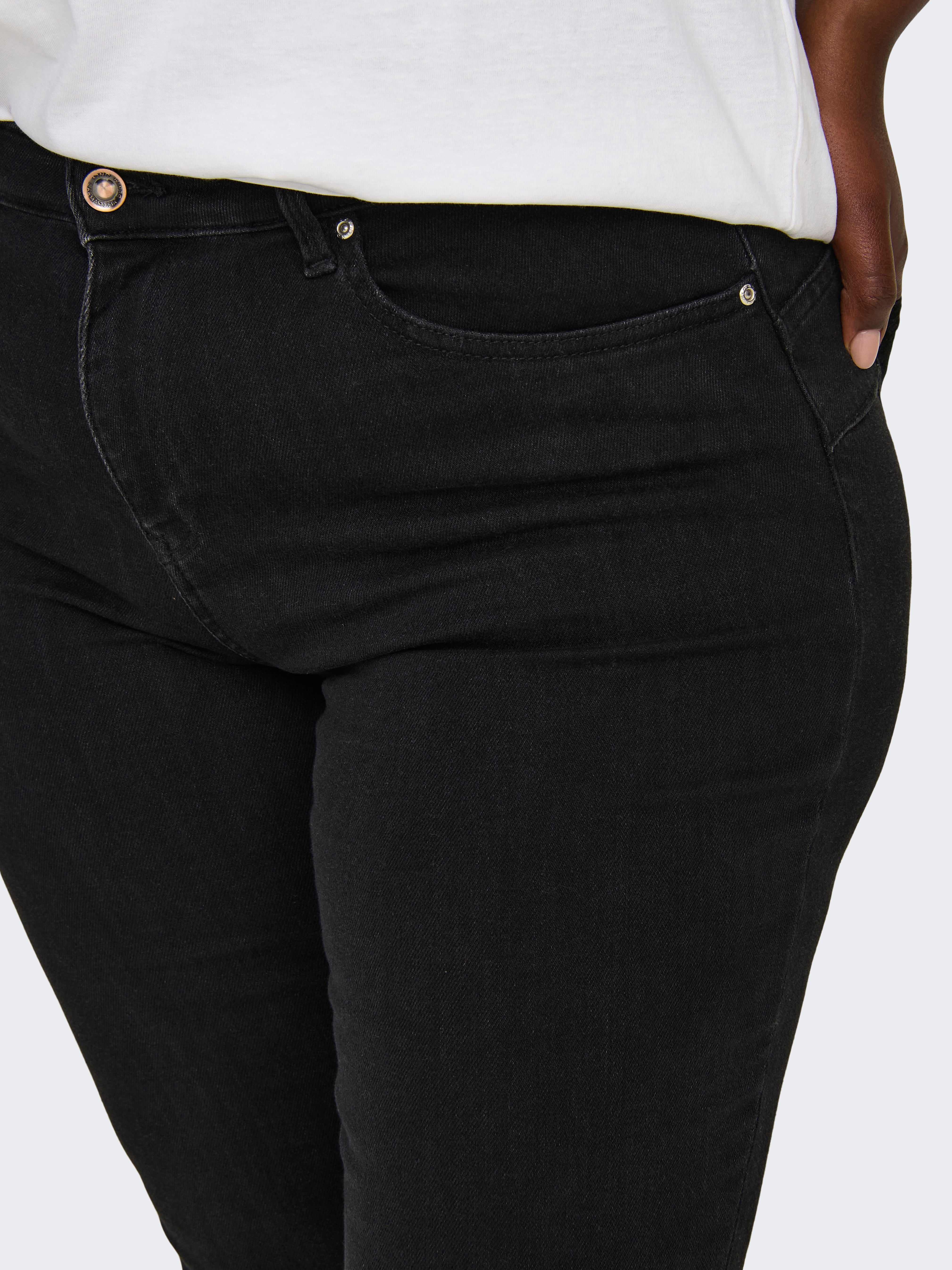 CARPOWER Mid waist Skinny Fit Jeans | Black | ONLY®