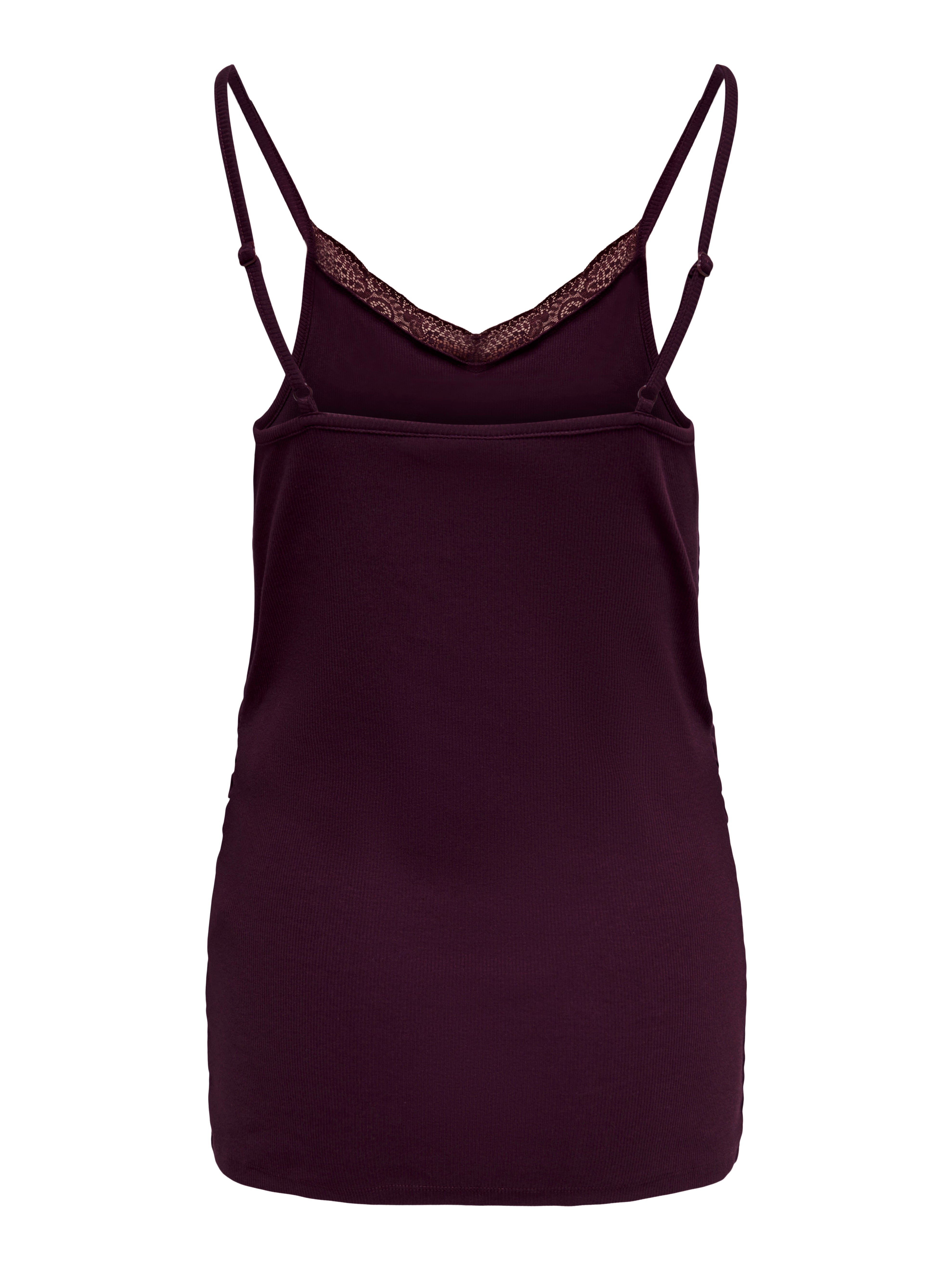 Mama long singlet top | Dark Purple | ONLY®