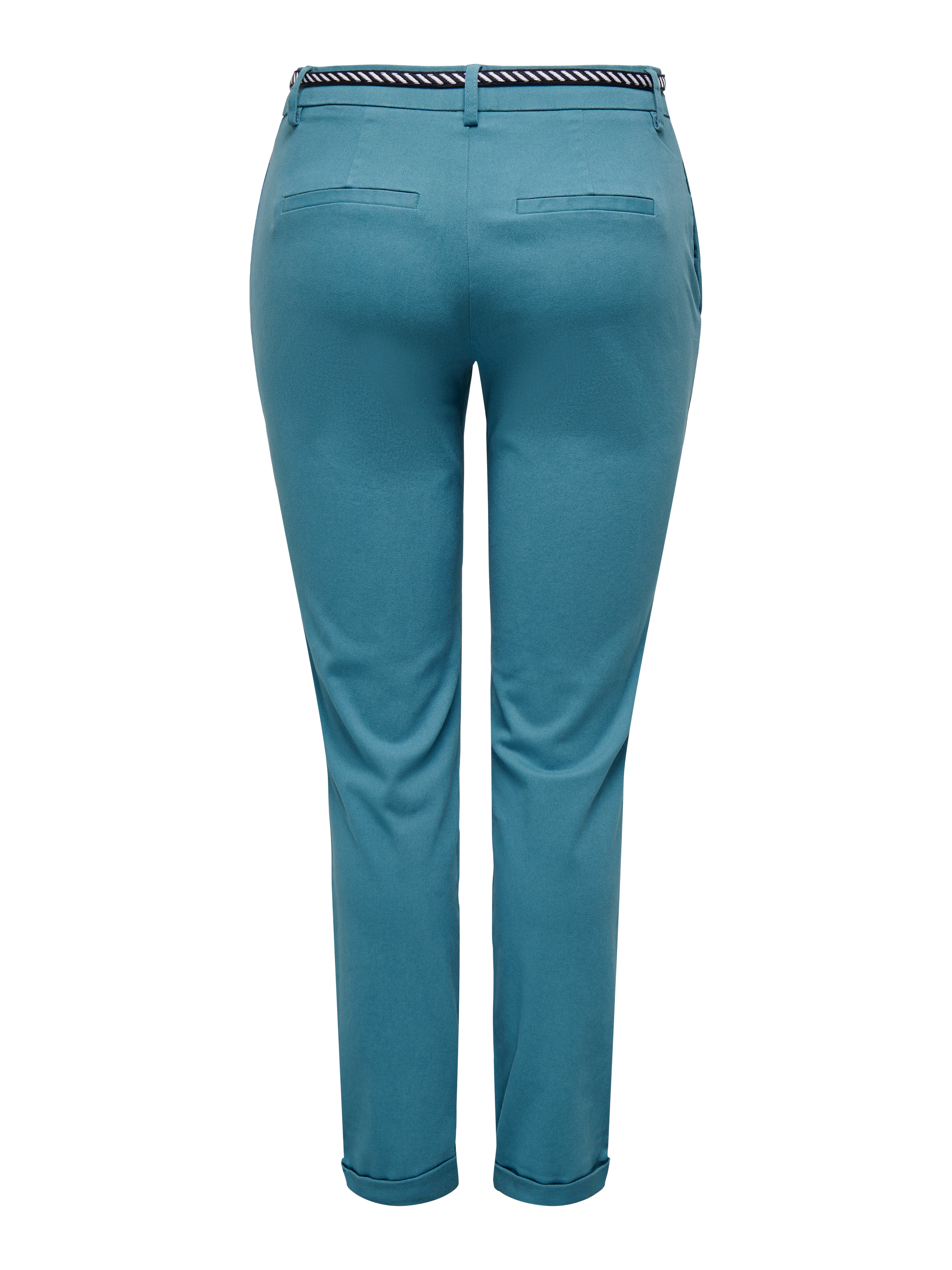 Slim Fit Middels høy midje Chinos | Medium blå | ONLY®