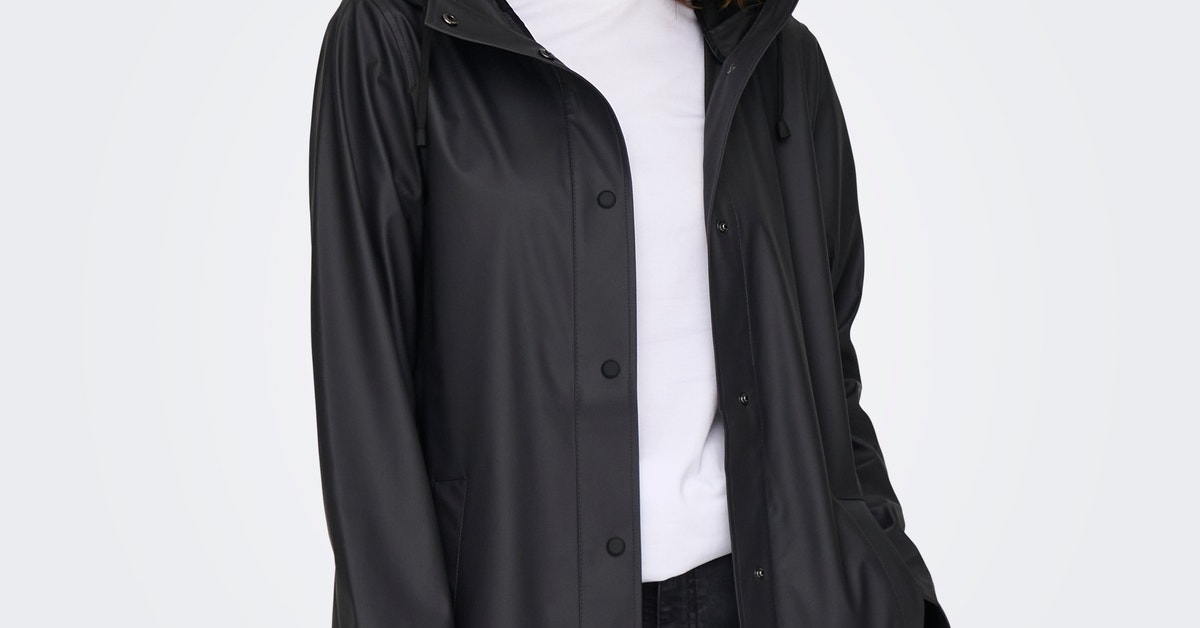 ONLNEWELLEN Regenjas | Zwart | ONLY®