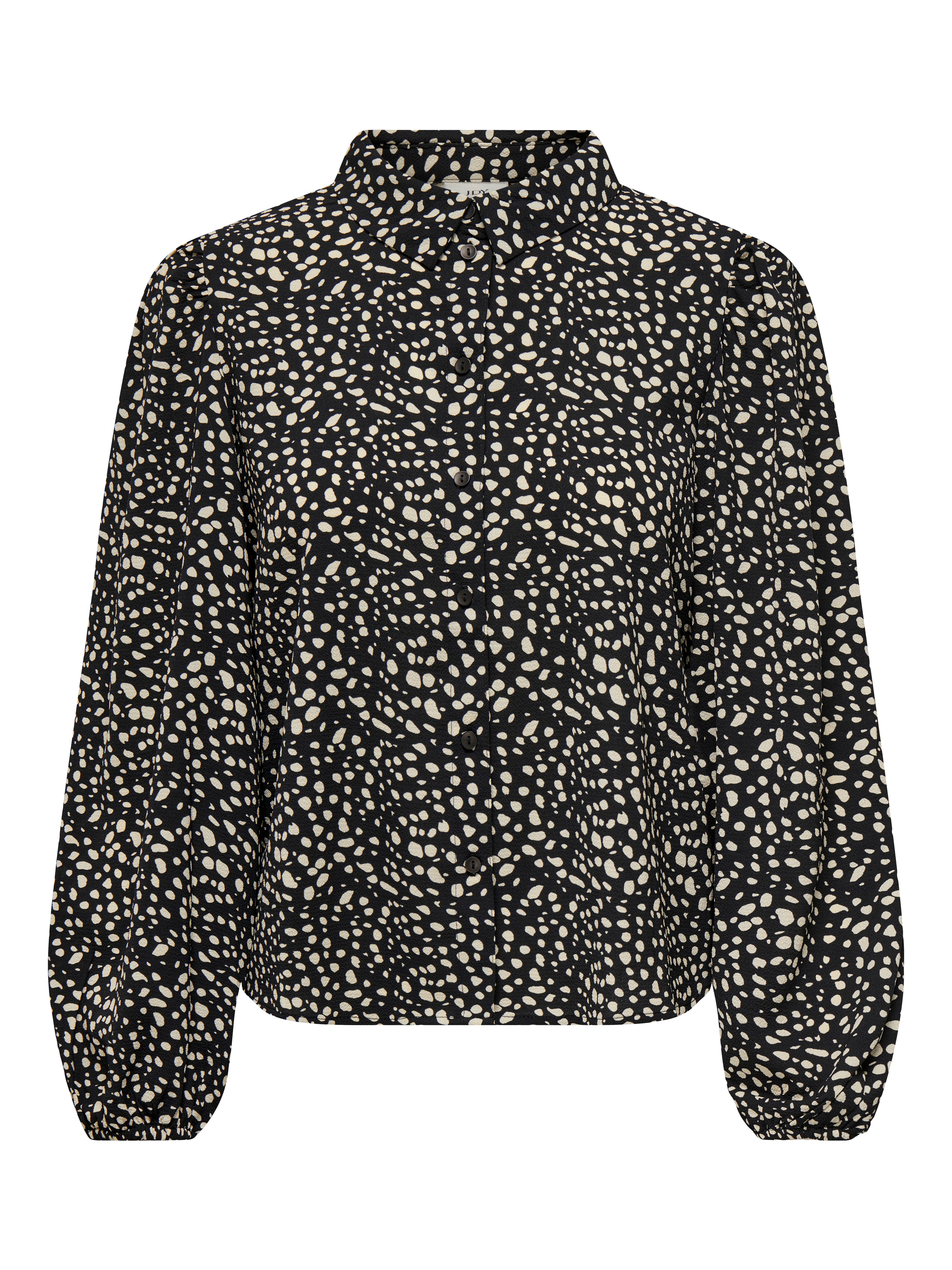 Regular fit puff sleeves shirt | Black | ONLY®