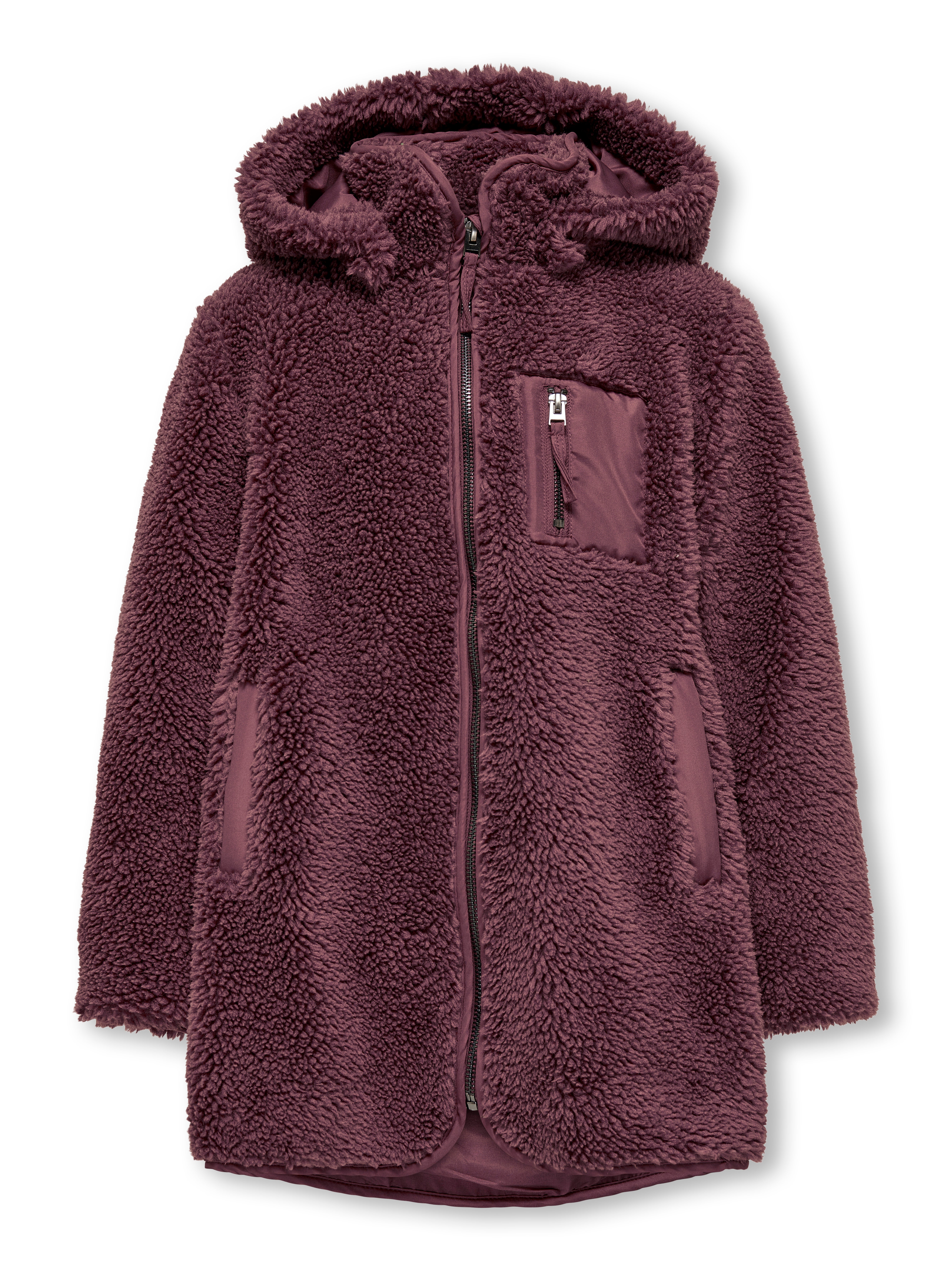 Detachable hood Jacket | Dark Rose | ONLY®