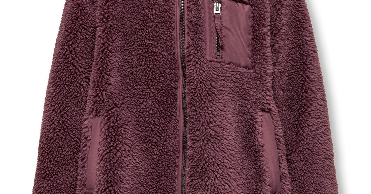 Detachable hood Jacket | Dark Rose | ONLY®