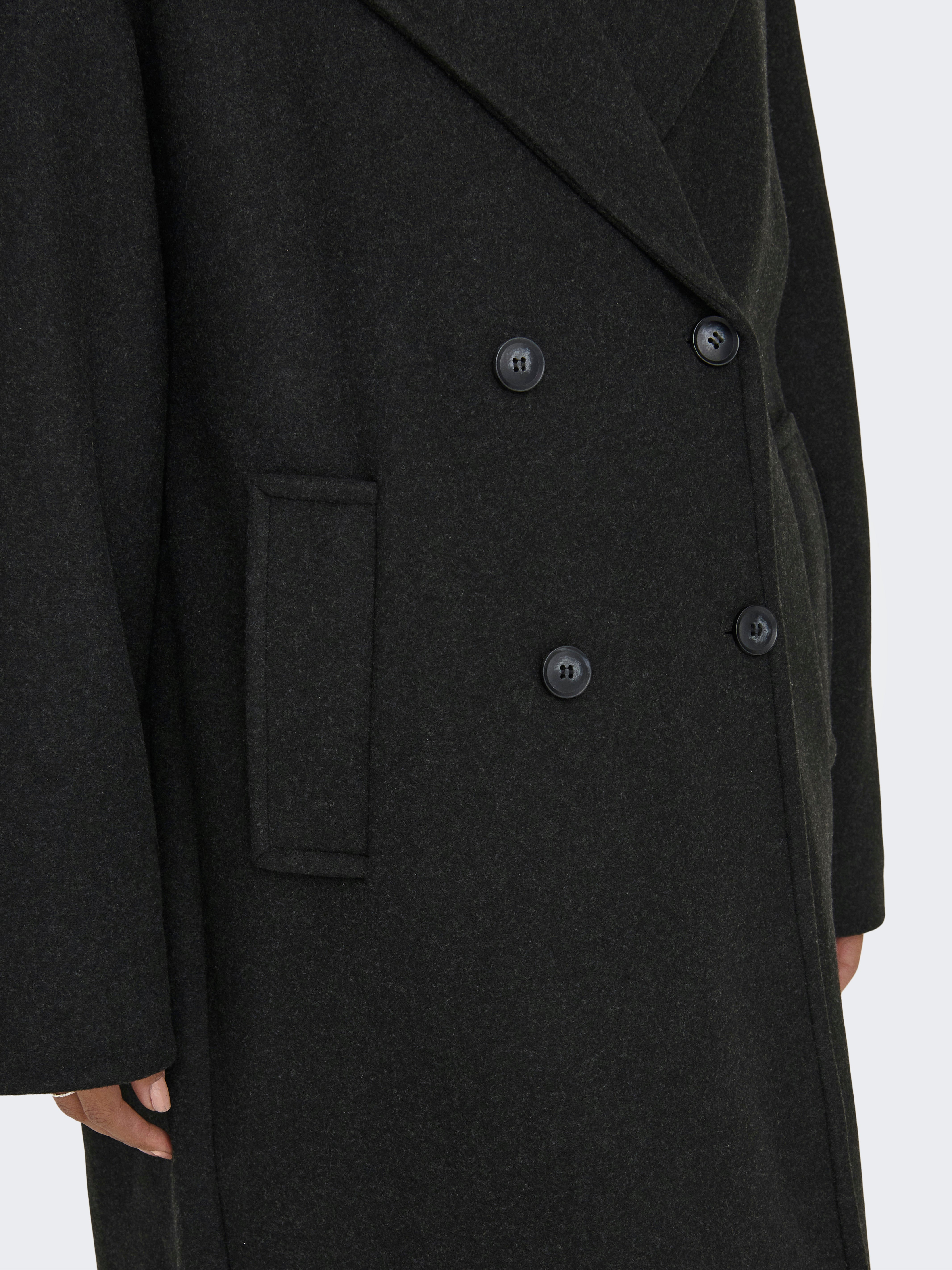 Long coat | Dark Grey | ONLY®