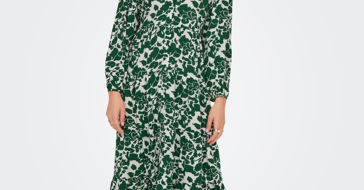 ONLMILANA midi dress | Dark Green | ONLY®