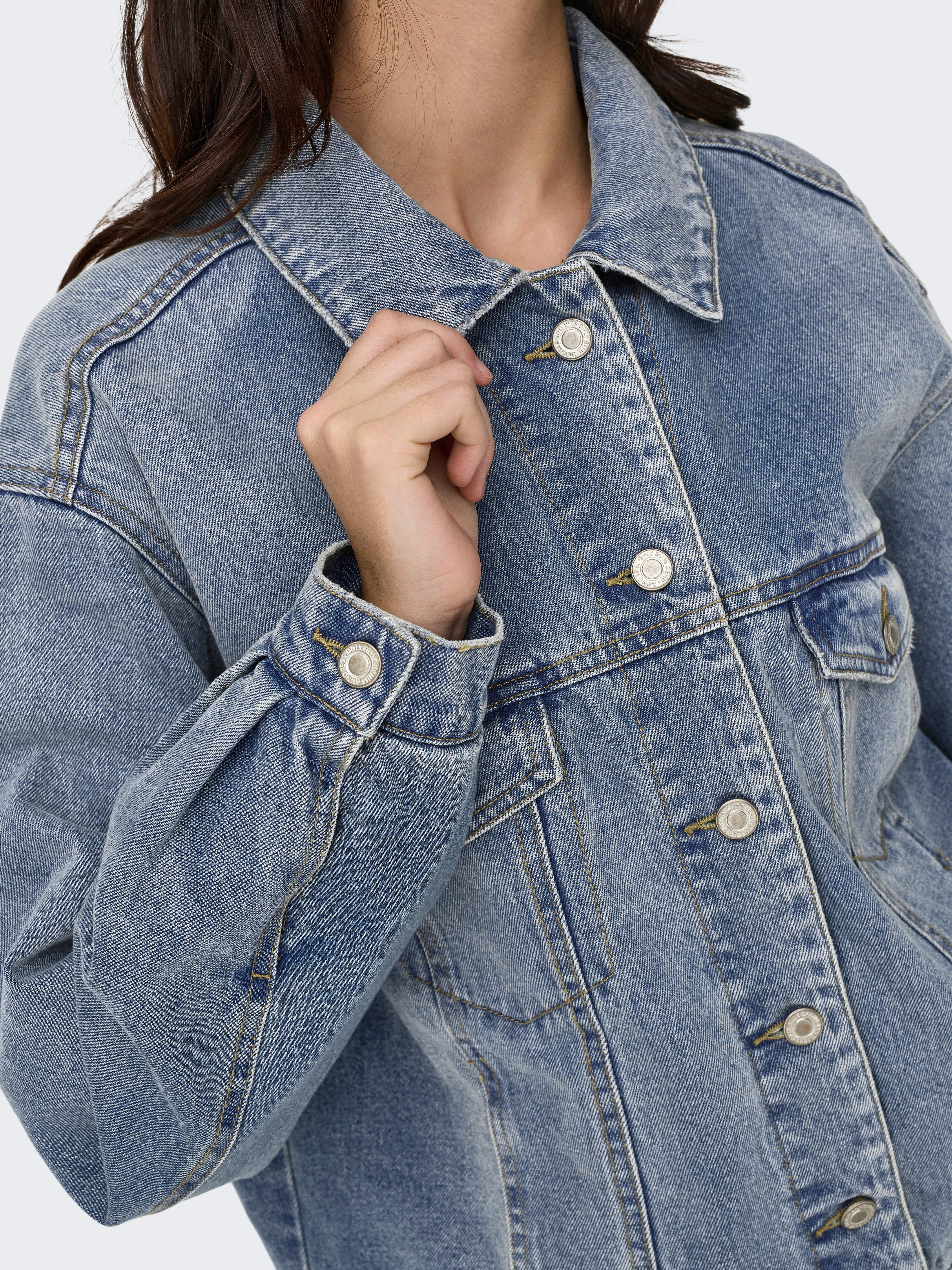 Oversize Denim jacket | Medium Blue | ONLY®