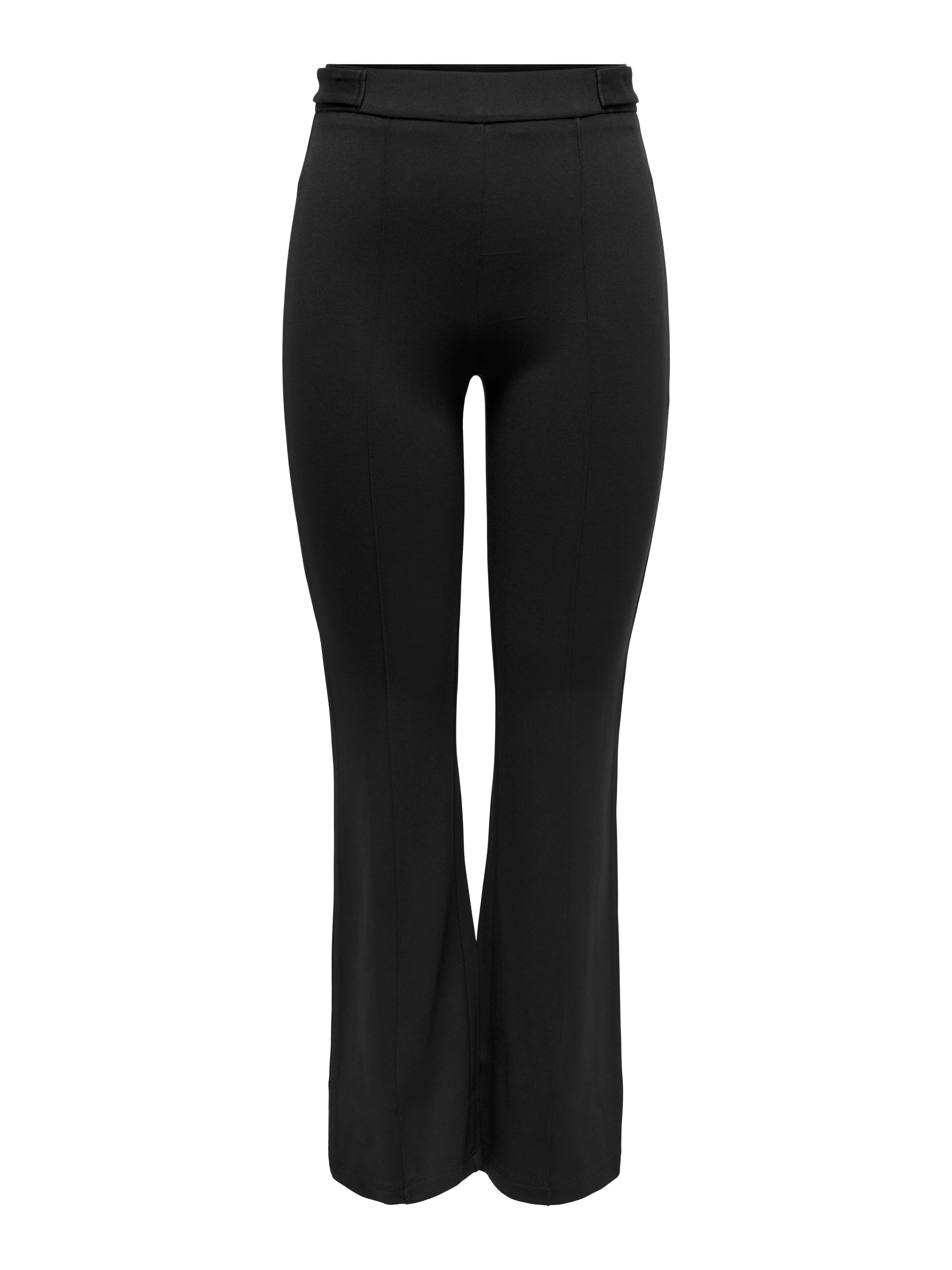 Flared basic pants | Black | ONLY®