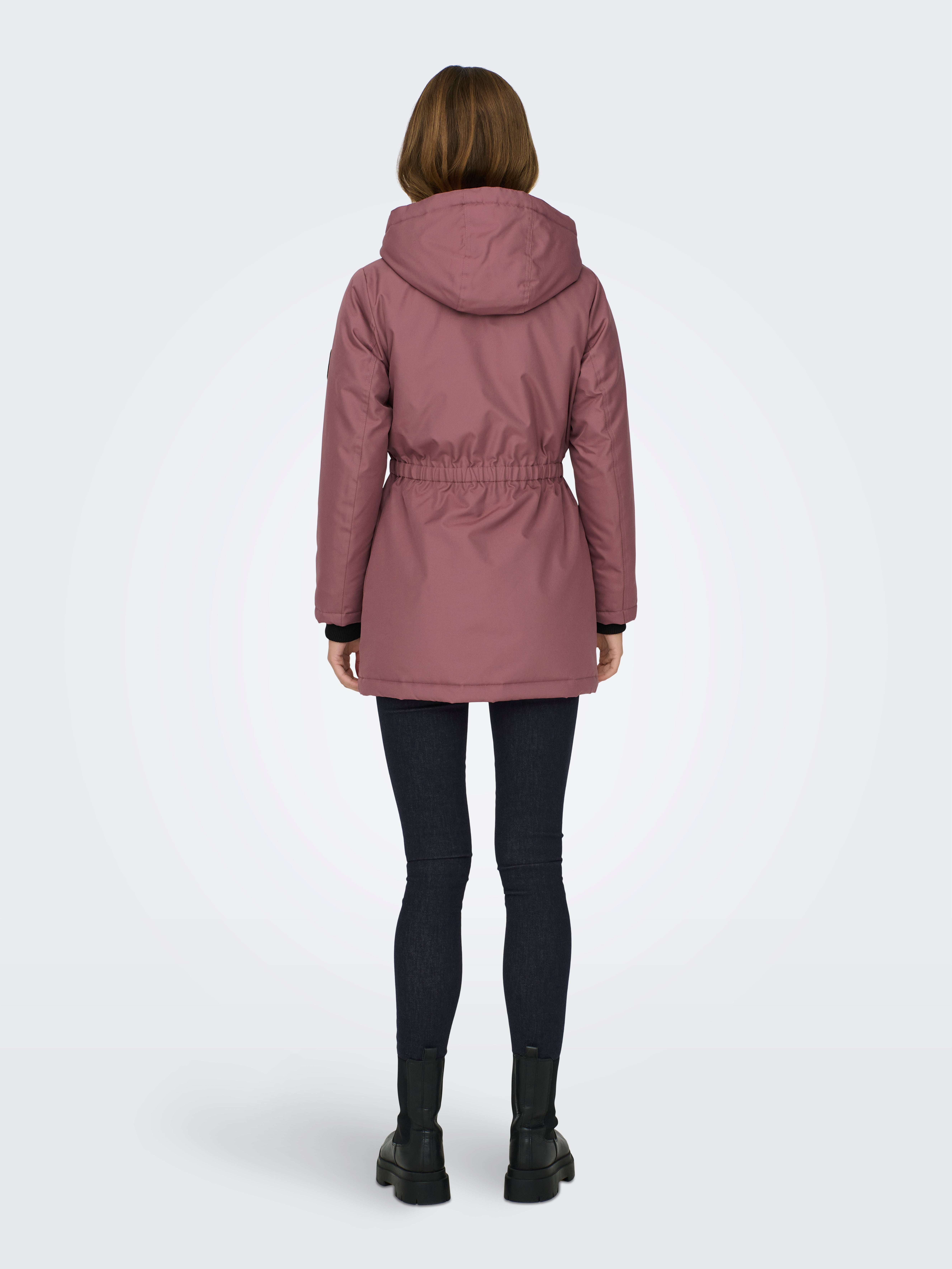 ONLMIE Parka larga | Rosa oscuro | ONLY®