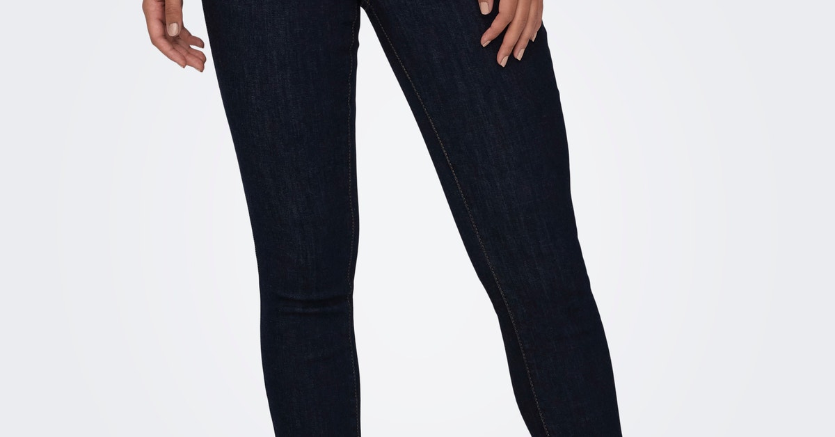 JDYAYA Wysoka talia Krój skinny Jeans | Dark Blue | ONLY®