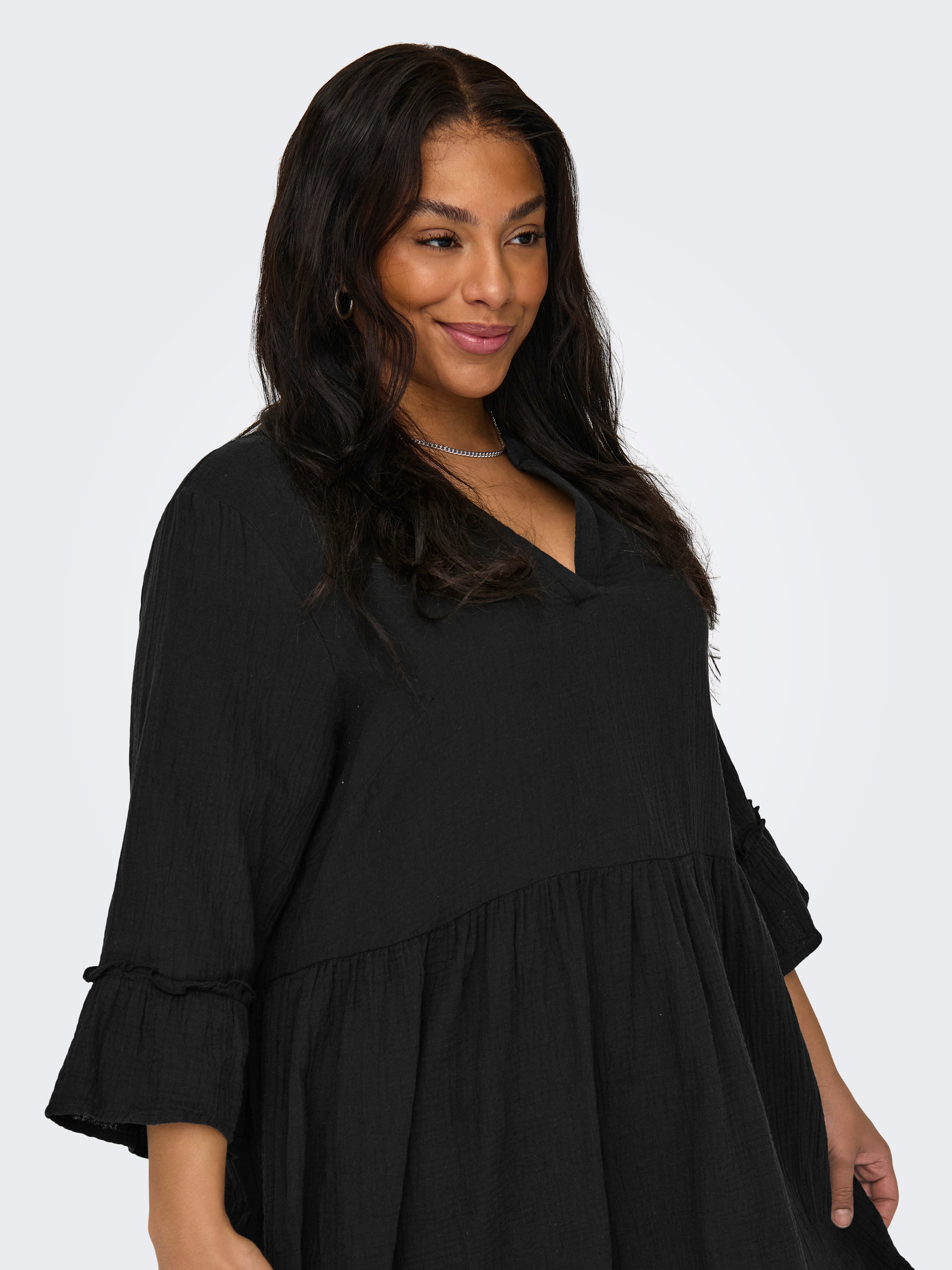 Curvy mini dress | Black | ONLY®