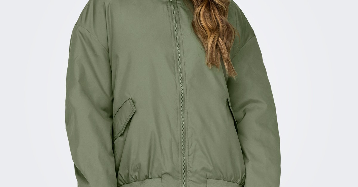 JDYDIXIE Bomber jacker | Donkergroen | ONLY®