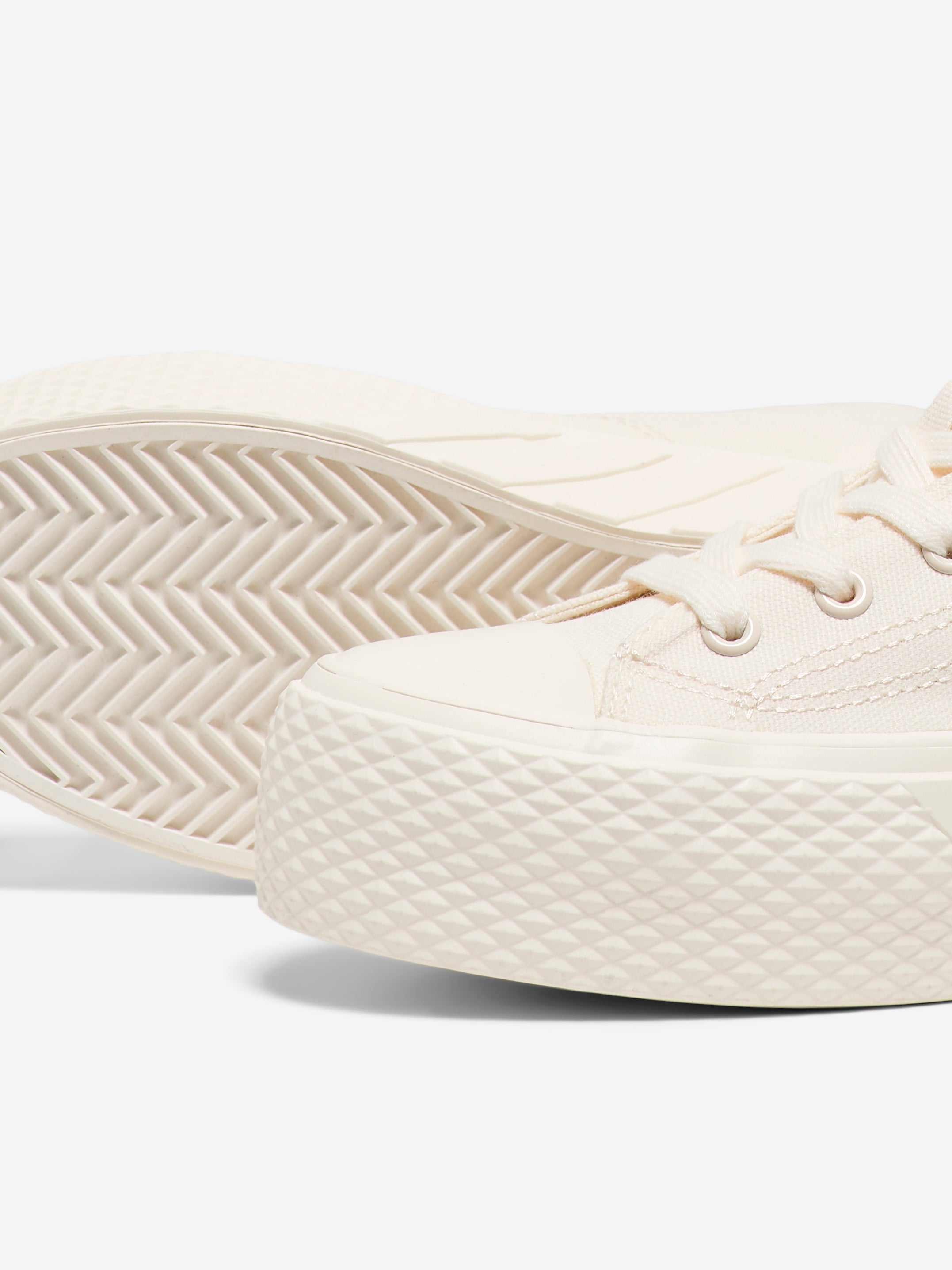 Baskets Bout en amande Sangle réglable | Blanc | ONLY®