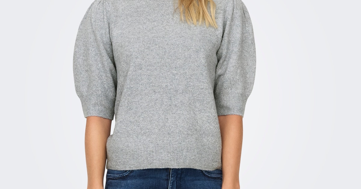 ONLRICA Knitted pullover | Light Grey | ONLY®
