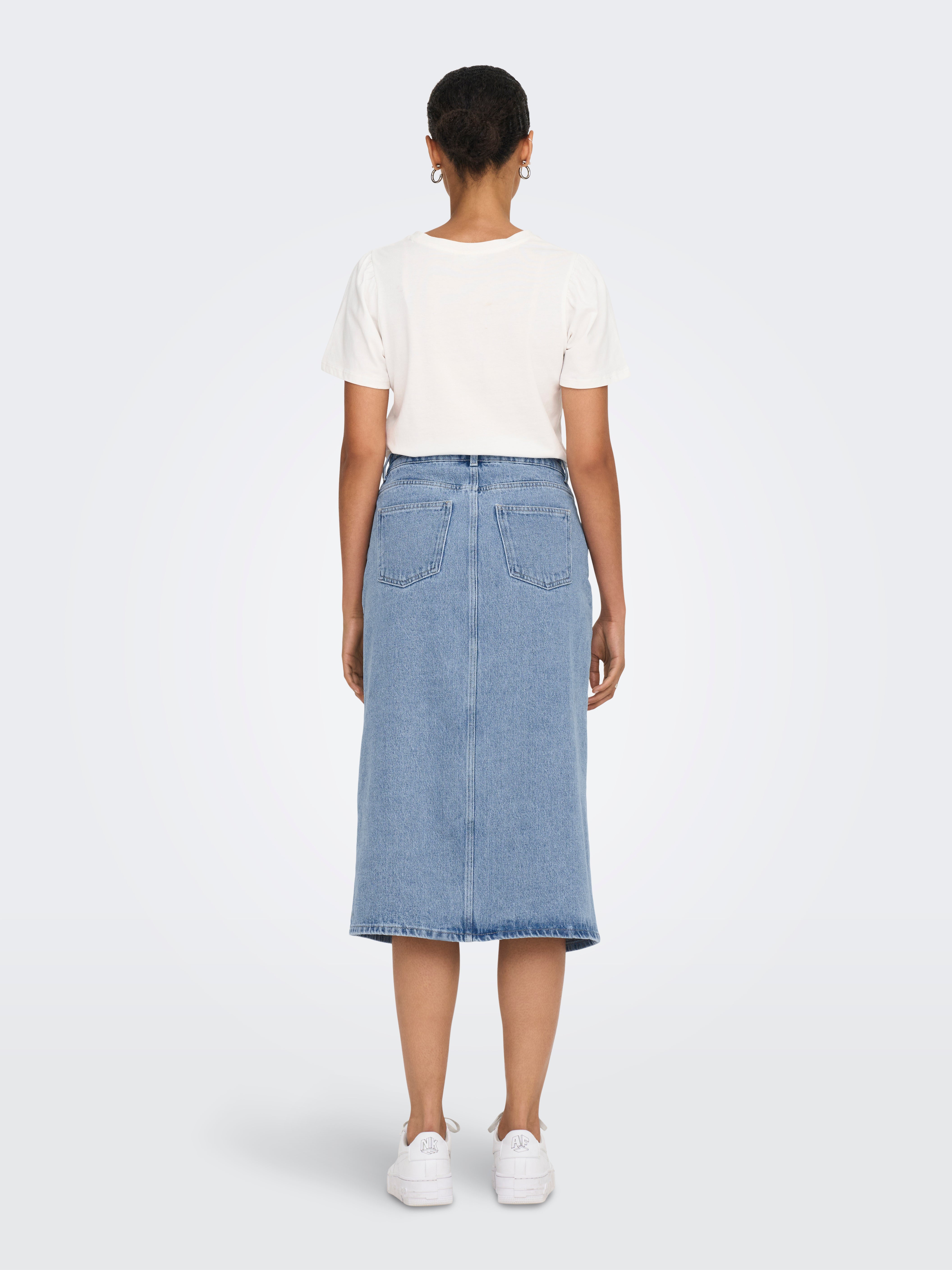 Midi-rok | Lichtblauw | ONLY®