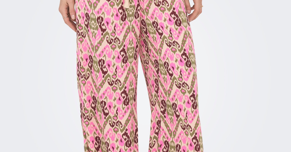 JDYBREE Wide Leg Fit Wide-leg trousers | Medium Red | ONLY®