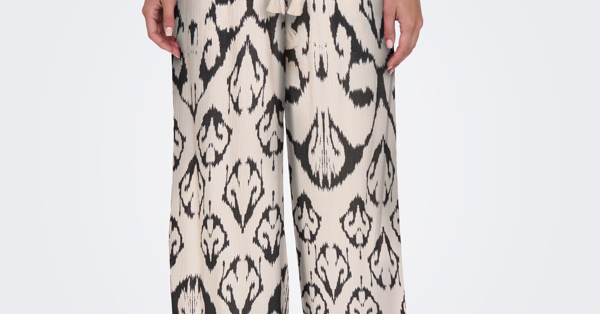 JDYBREE Wide Leg Fit Wide-leg trousers | Light Grey | ONLY®