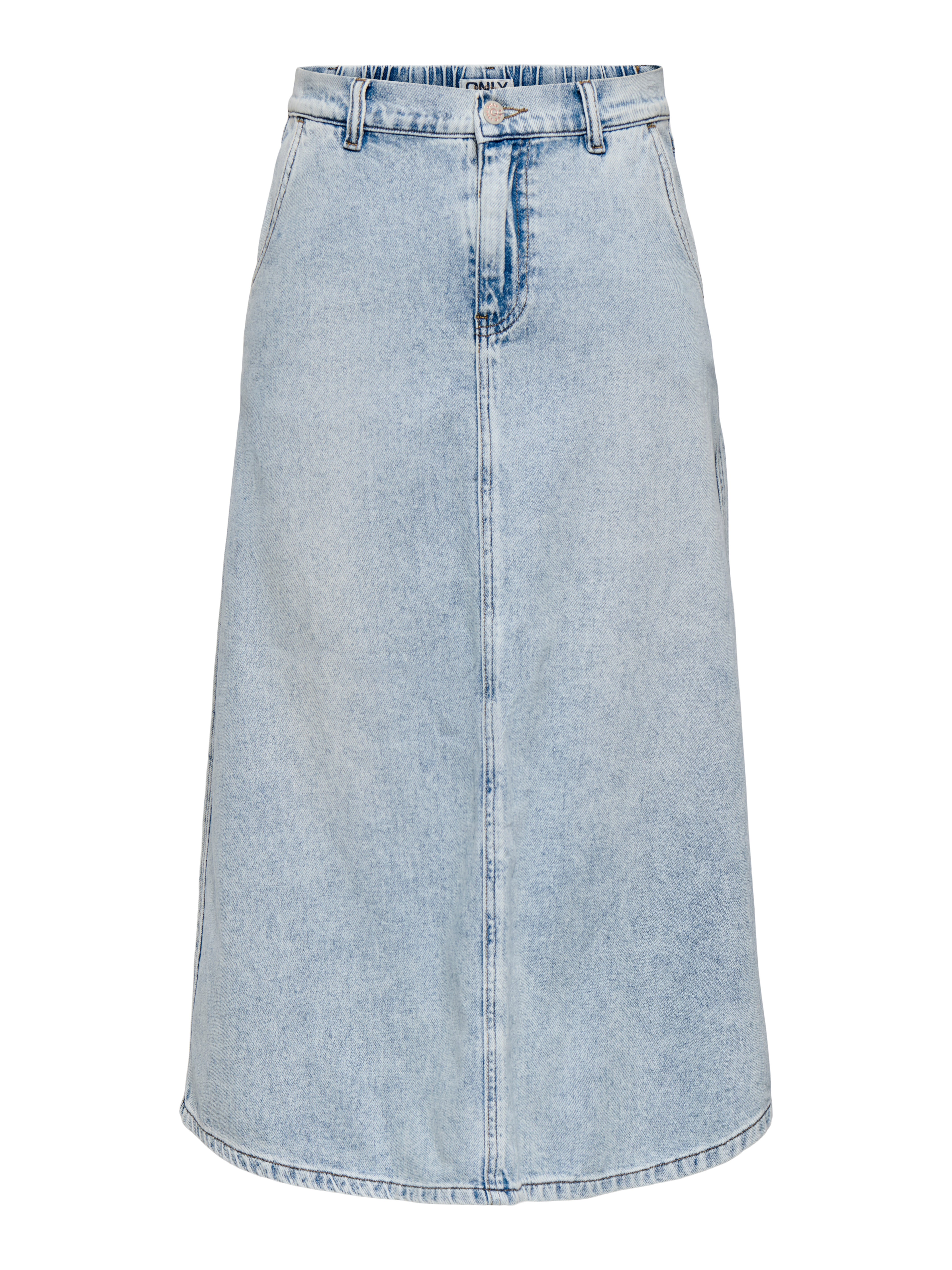 High waist Lange rok | Lichtblauw | ONLY®