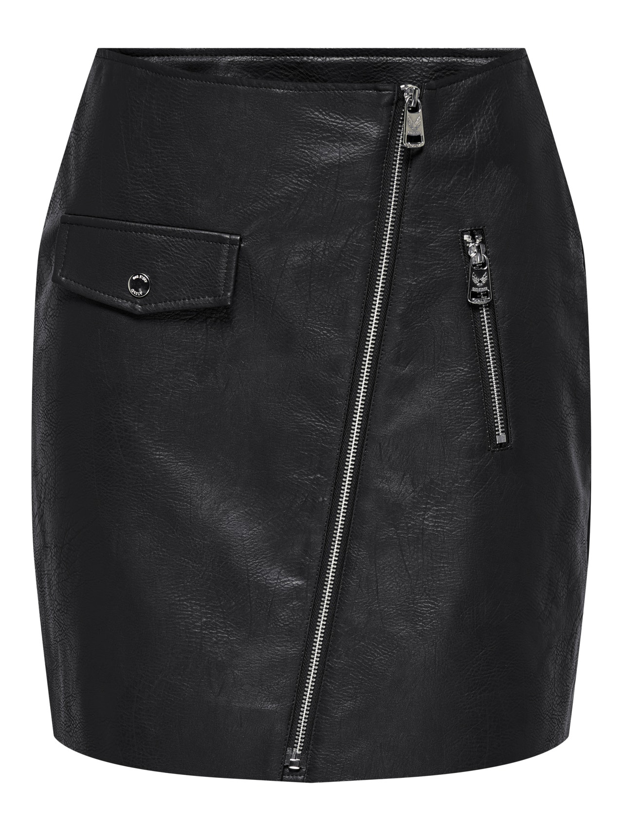 Onlvera Synthetic Leather Skirt Black Only®