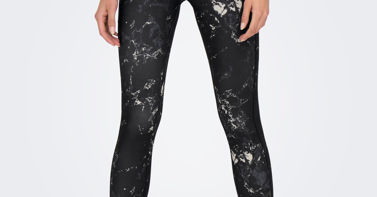 ONPRYA-2-SPACE Enger Schnitt Sportleggings | Schwarz | ONLY®