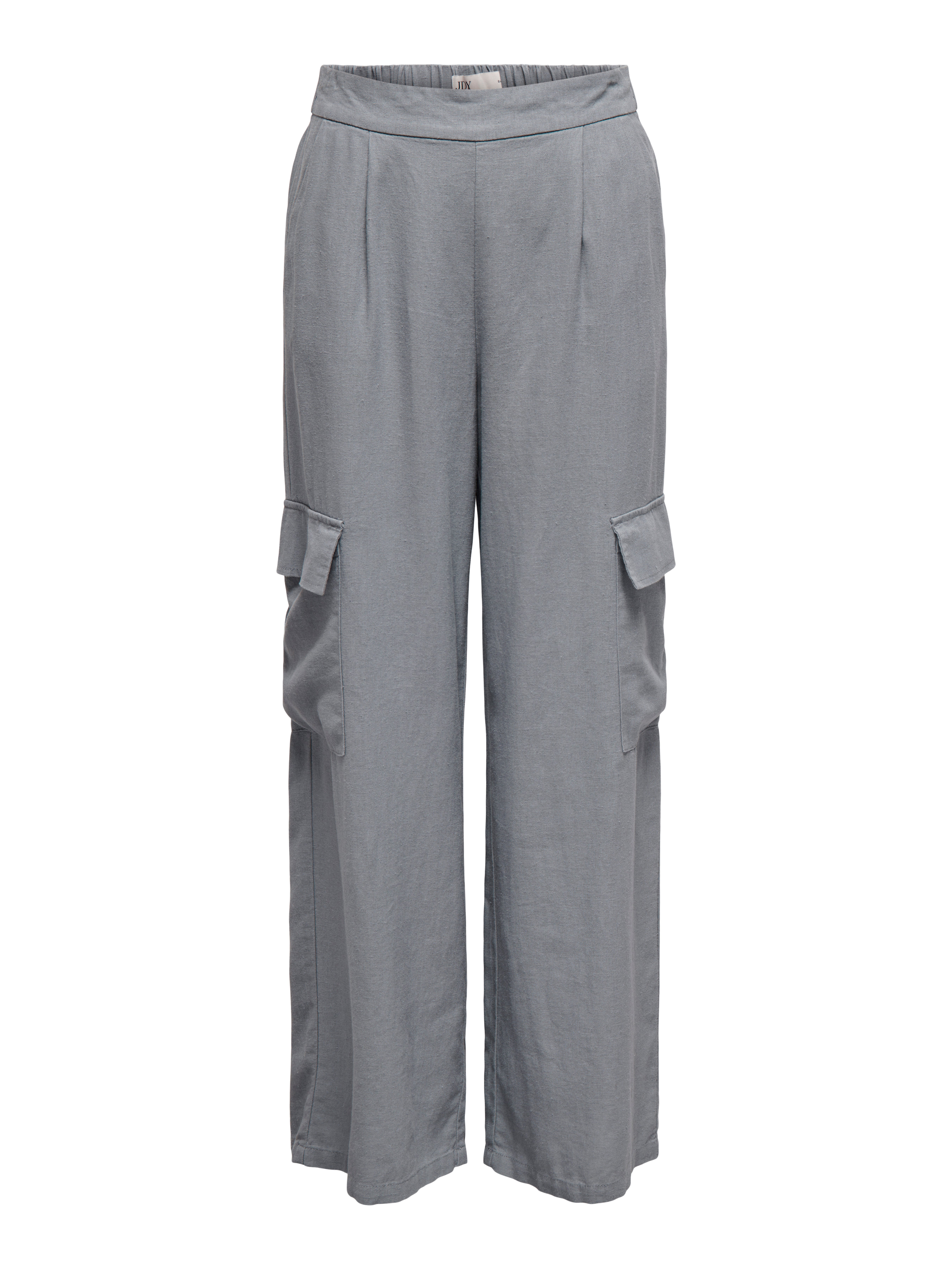 Trousers with wide leg fit and high waist | Medium Blue | ONLY®