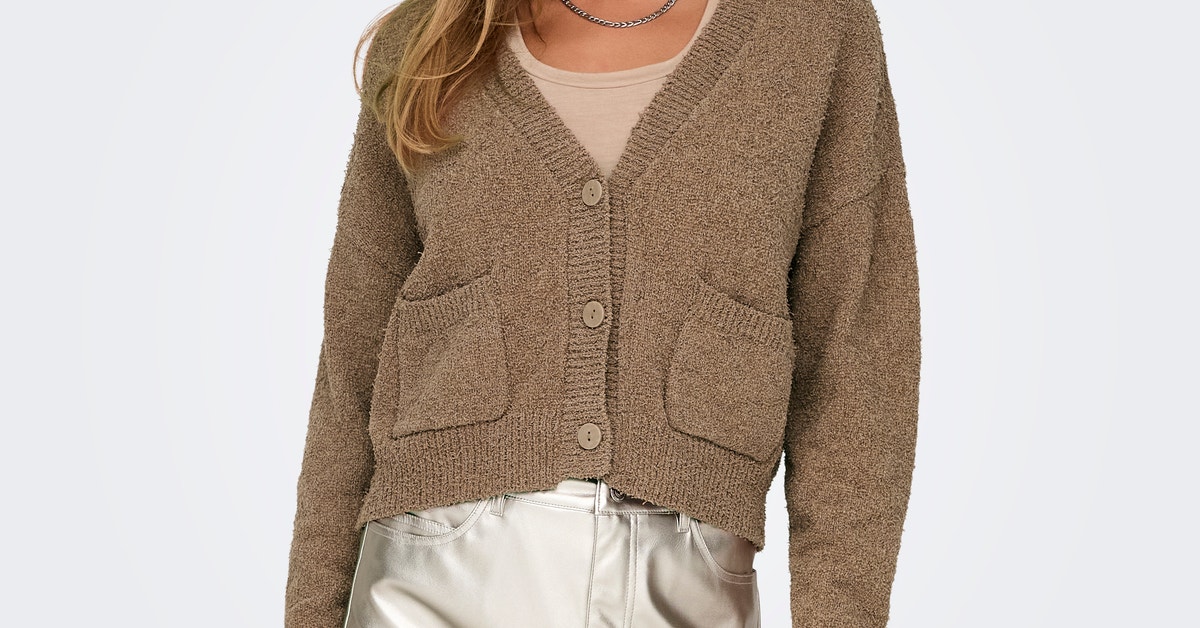 ONLTERESA Knitted cardigan | Medium Brown | ONLY®