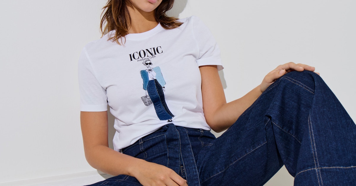 ONLMADISON Taille haute Wide Leg Fit Jeans | Bleu foncé | ONLY®