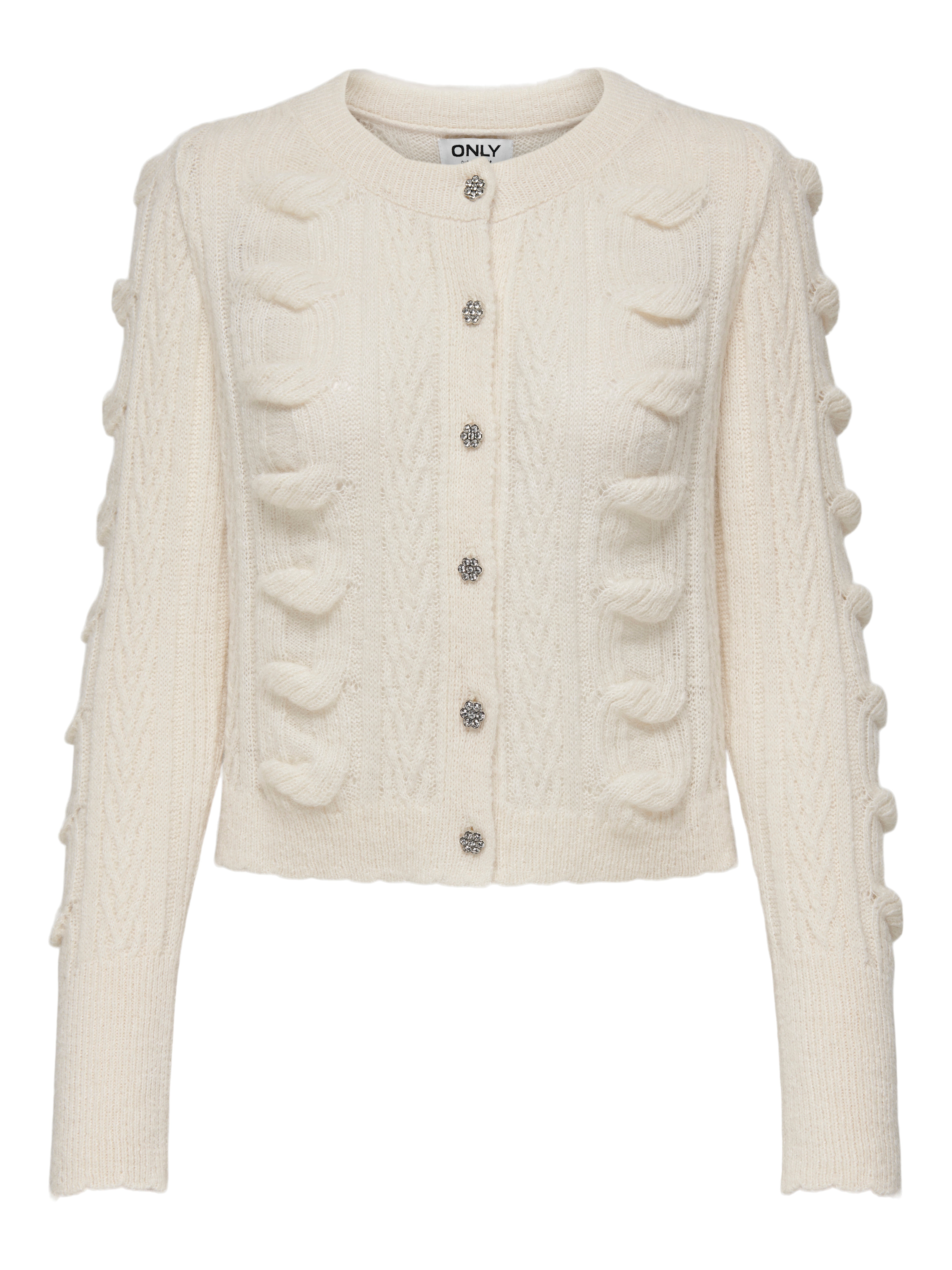 Texture knitted cardigan | Off.White | ONLY®