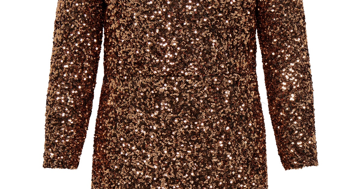 CARSEQUINS Midi dress | Bronze | ONLY®