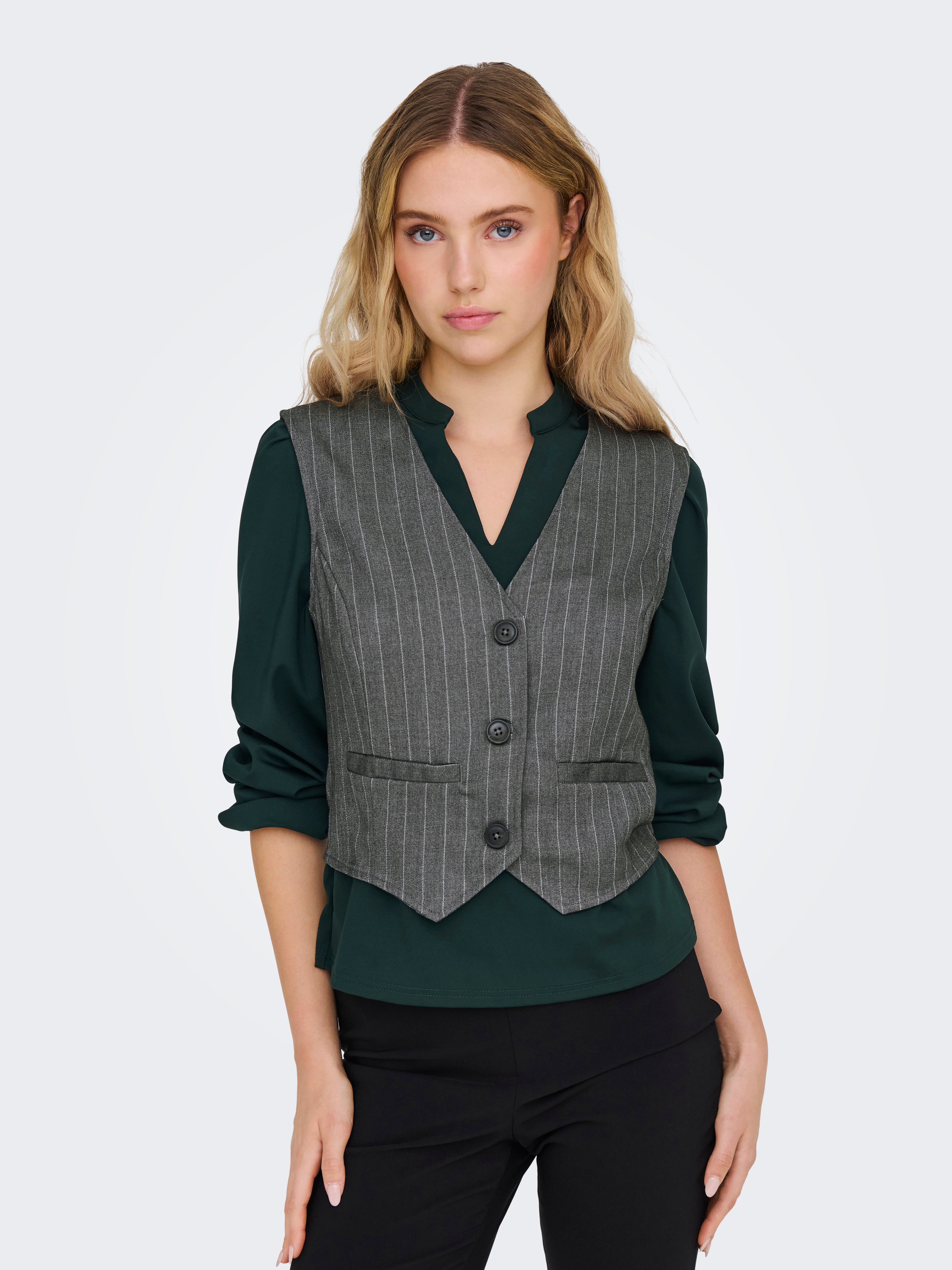 JDYQUAMRAN Chalecos de vestir | Gris intermedio | ONLY®