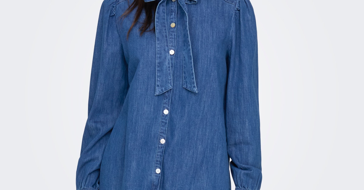 ONLAKIRA Denim Shirt | Medium Blue | ONLY®