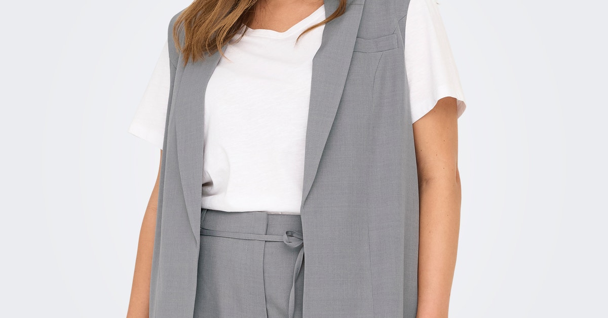 CARMARINE Chalecos de vestir | Gris claro | ONLY®