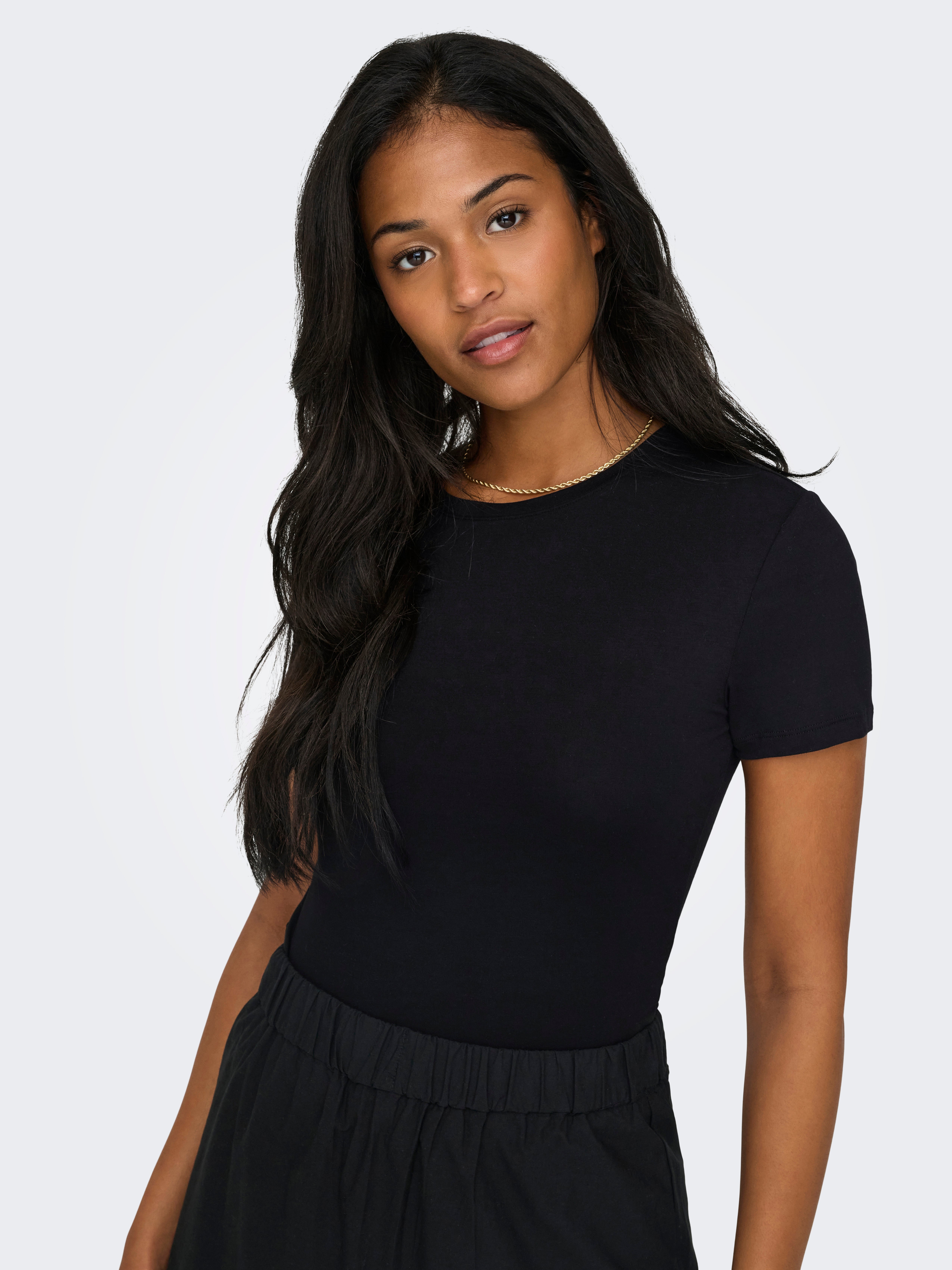 ONLFELINA T-skjorte | Sort | ONLY®