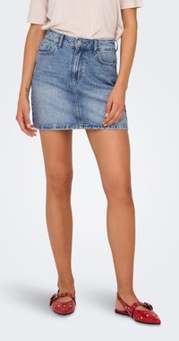 ONLSTELLA Denim Kort nederdel | Lyseblå | ONLY®