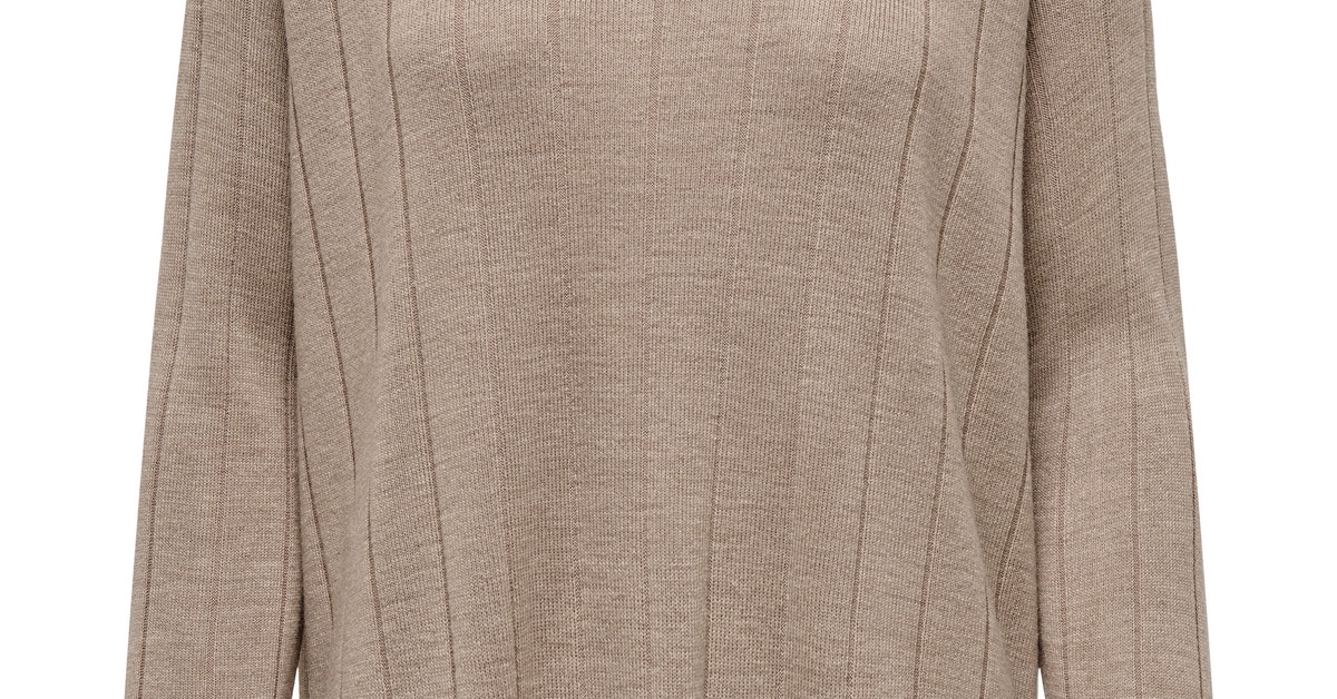 CARTESS Knitted pullover | Medium Brown | ONLY®