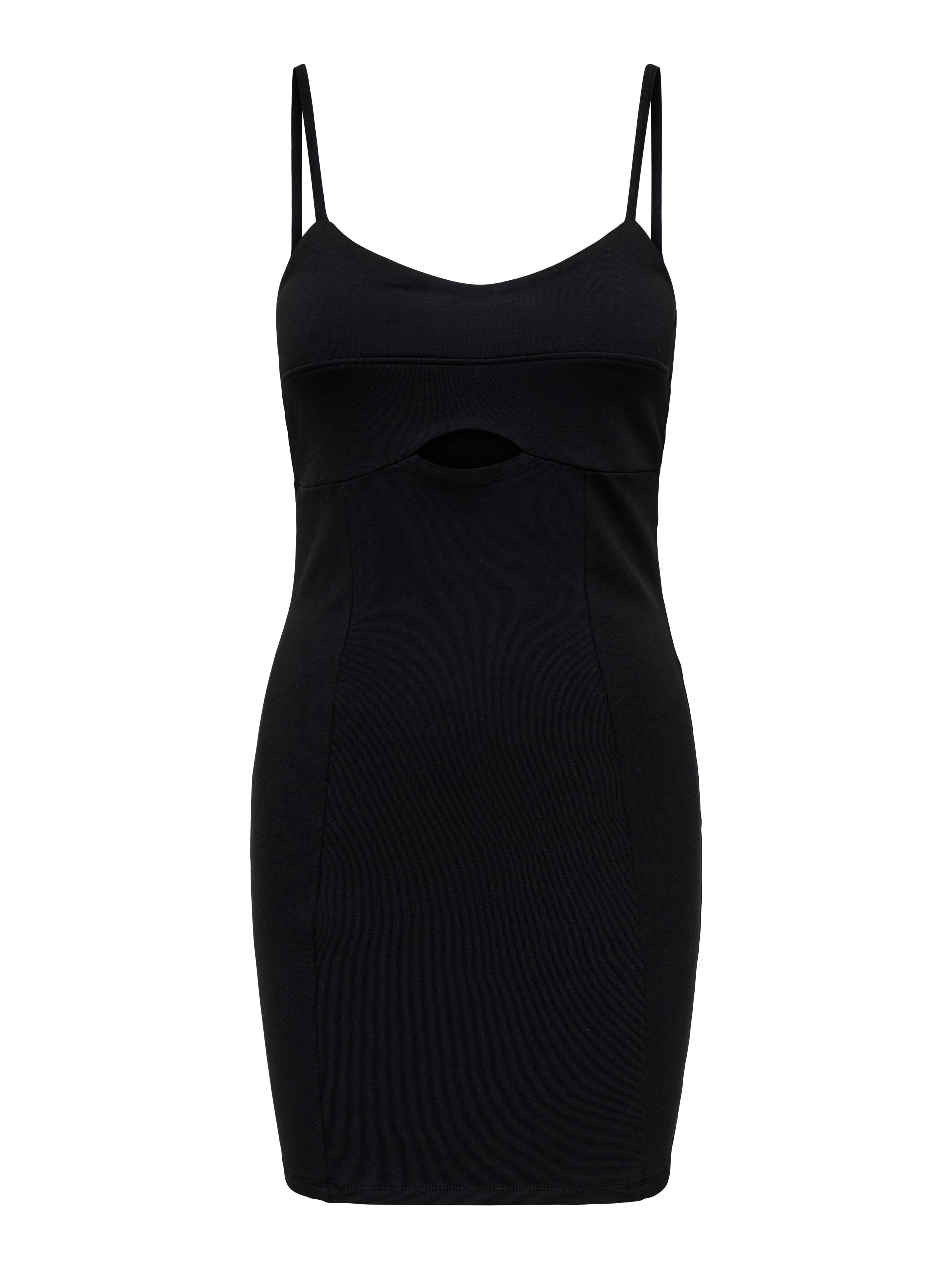 Ærmeløs cut-out kjole | Sort | ONLY®