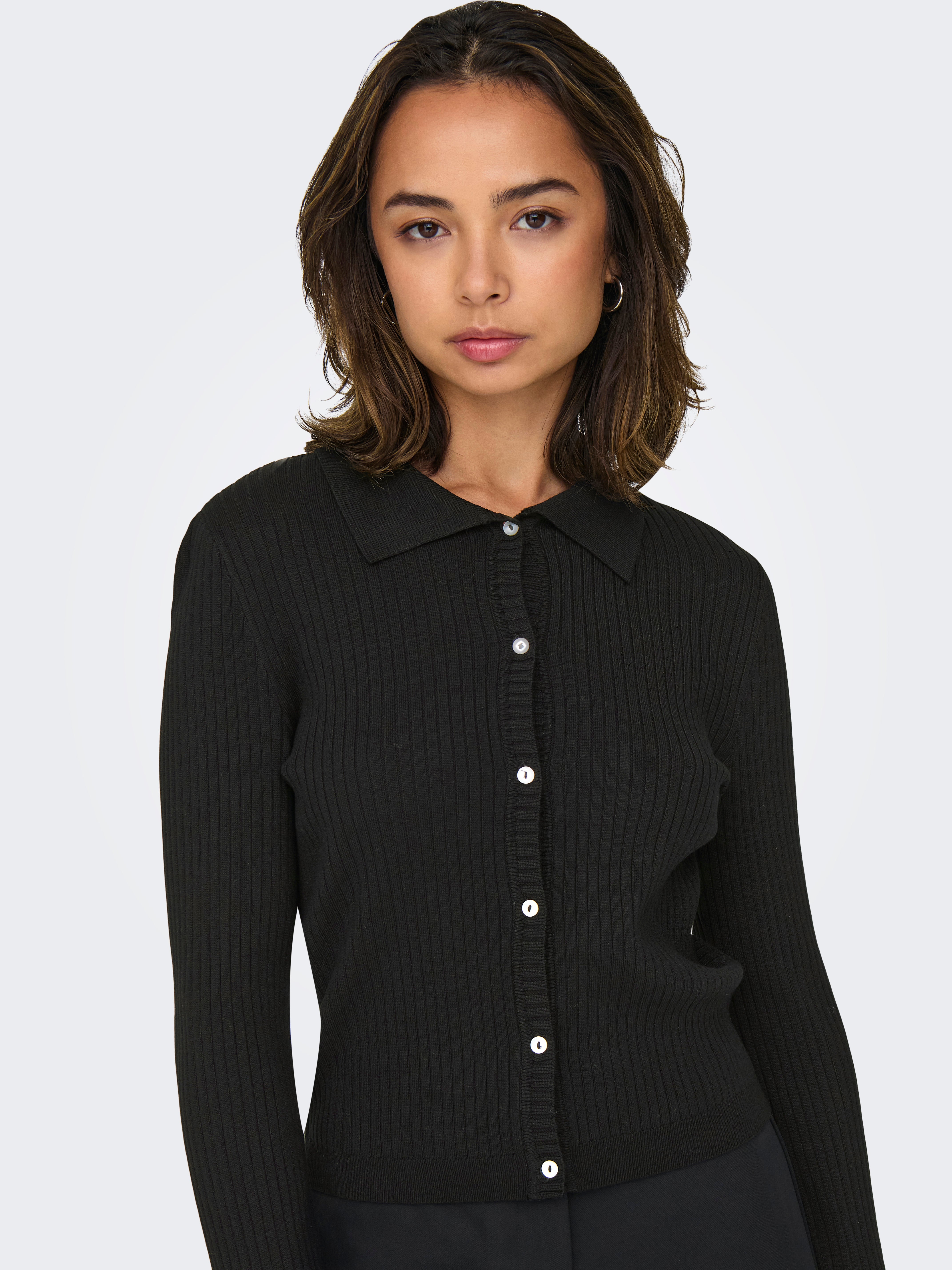 ONLKAYA Knitted cardigan | Black | ONLY®