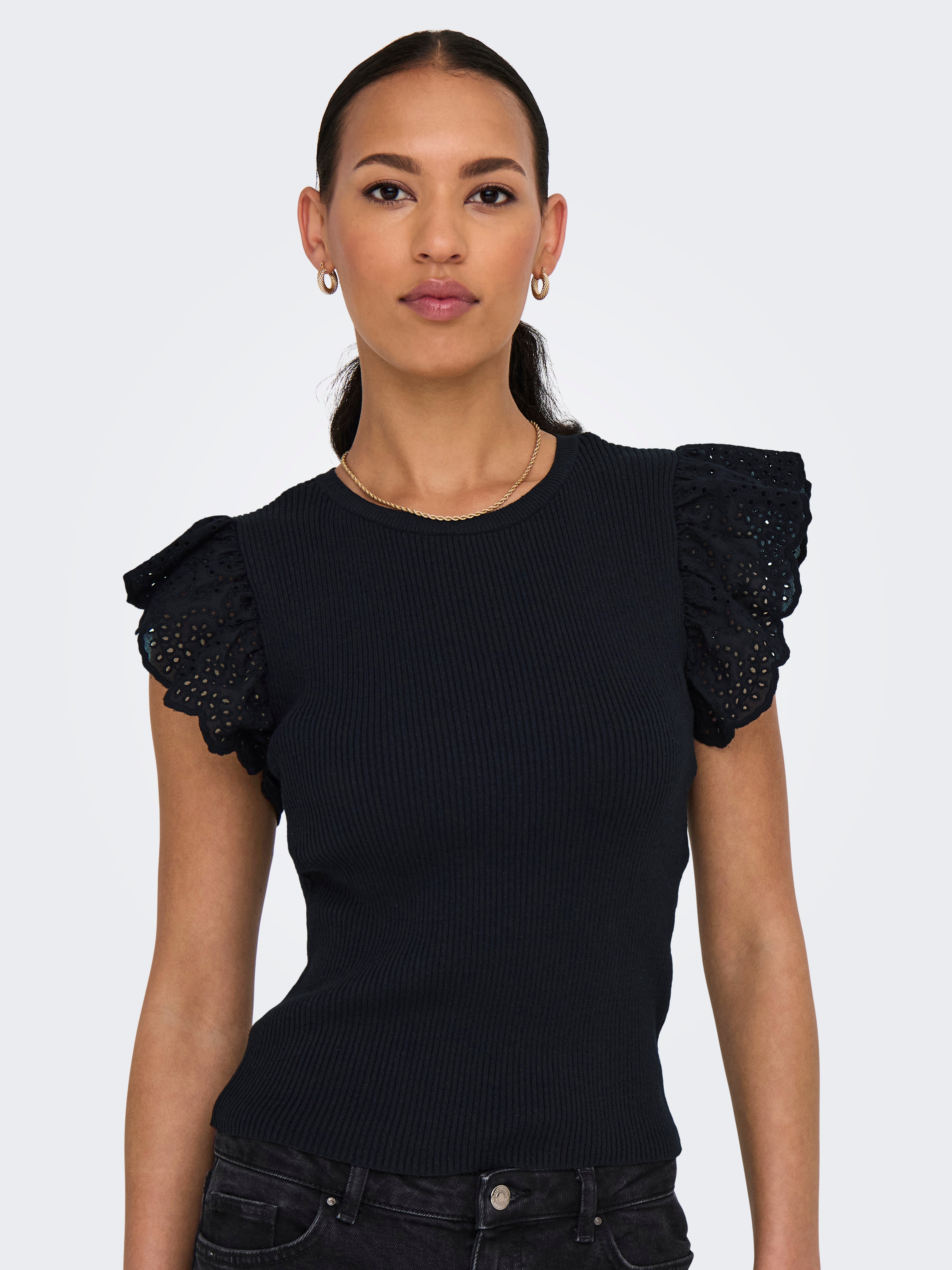 ONLSIA Striktrøje | Sort | ONLY®