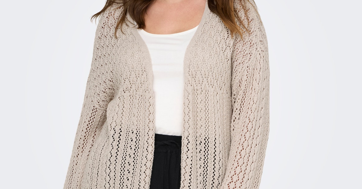 CARNOLA Knitted cardigan | Light Grey | ONLY®