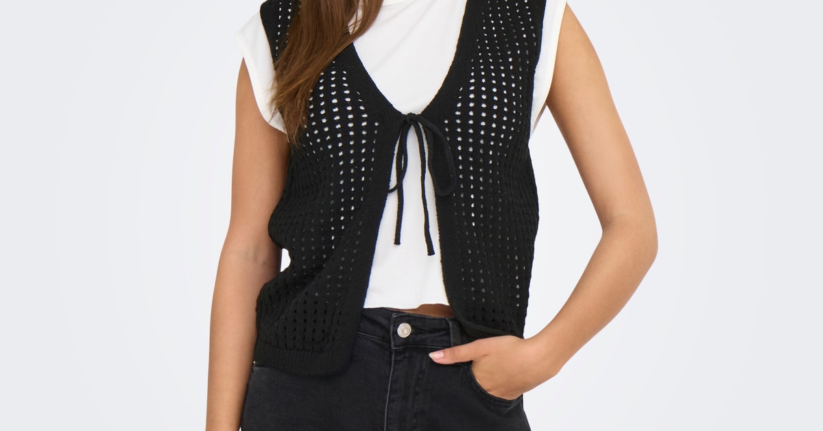 ONLANNASOFIA Chaleco | Negro | ONLY®