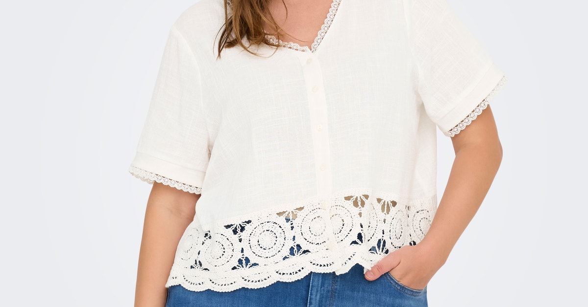 CARNADIA Top | Wit | ONLY®