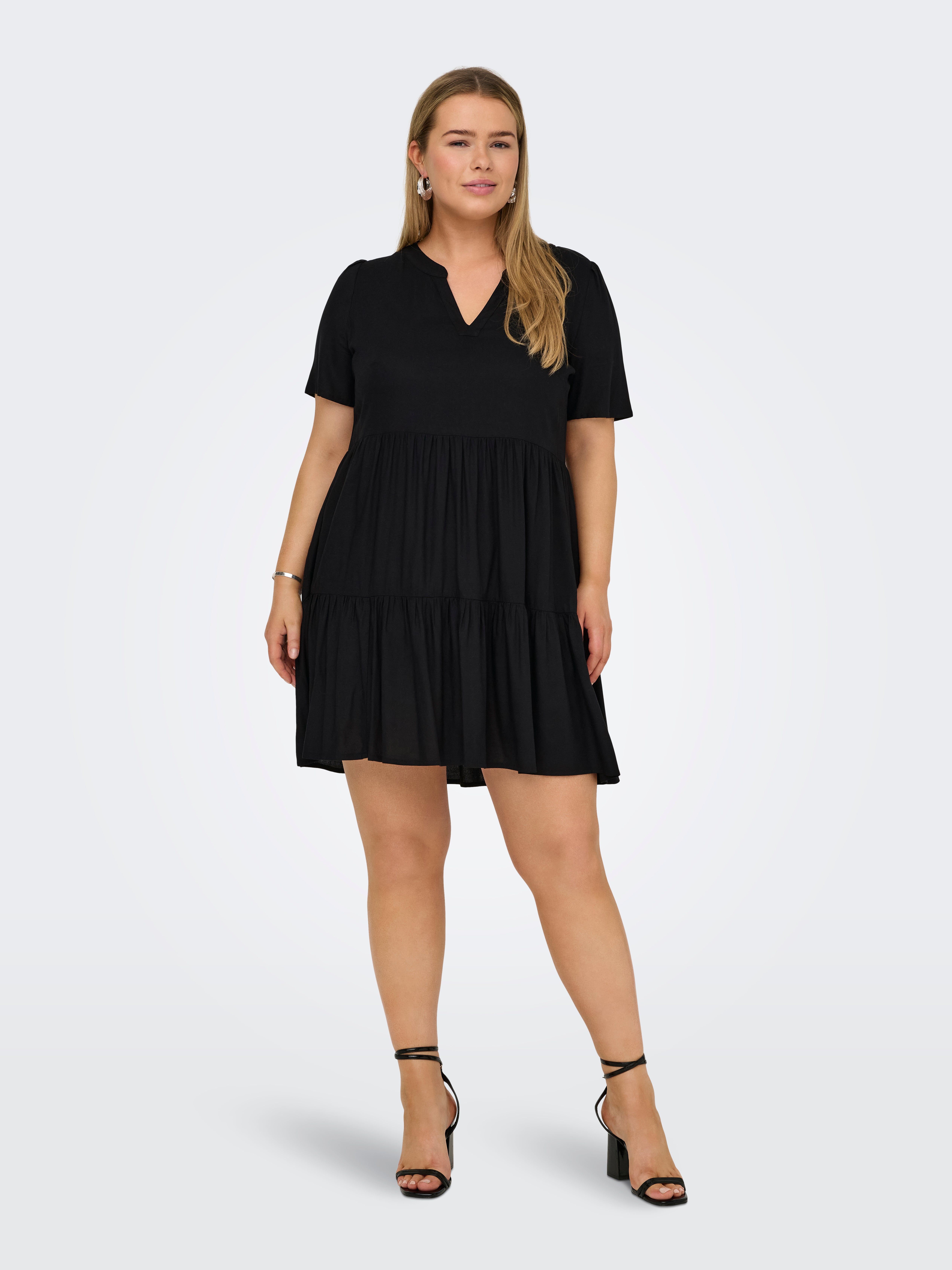 CARZALLY Kort kjole | Sort | ONLY®