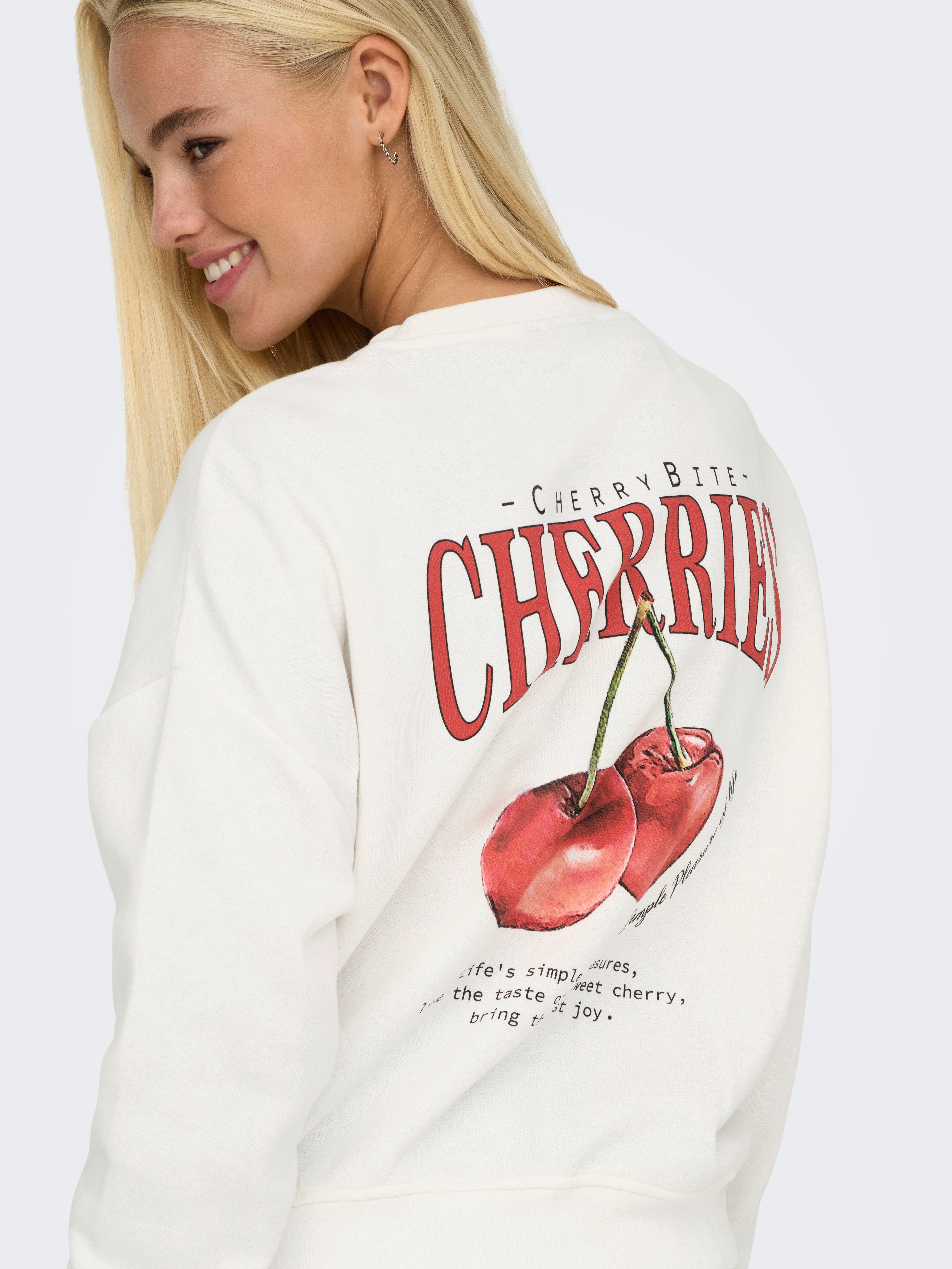 ONLY Onlsweat L/S Crew Oversize SWT, Bleu Gris, XXS Femme