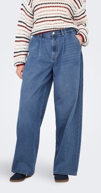 ONLIVY Mid waist Wide Leg Fit Jeans | Medium Blue | ONLY®