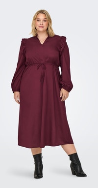 CARCABRA Vestido largo | Violeta oscuro | ONLY®